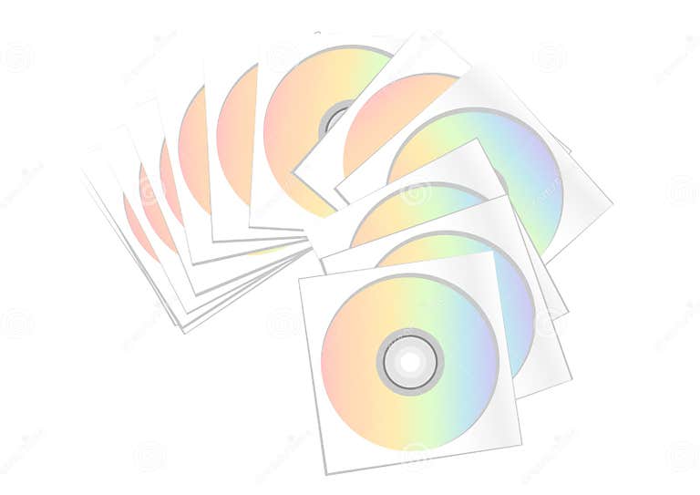 Cd archive stock vector. Illustration of record, paper - 13668829
