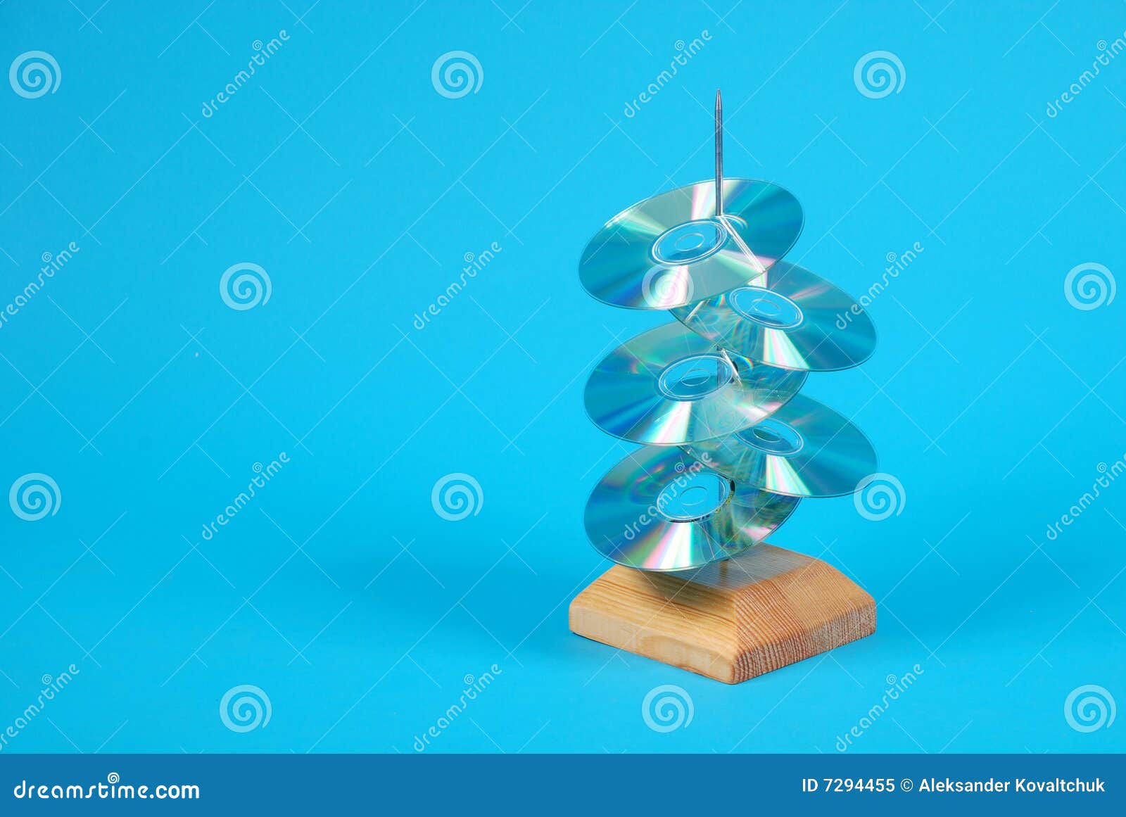 CD on blue stock image. Image of backup, circle, cdrw - 7294455