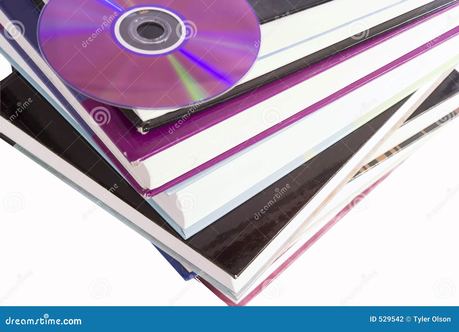 CD Book stock photo. Image of ebook, data, college, metaphor - 529542