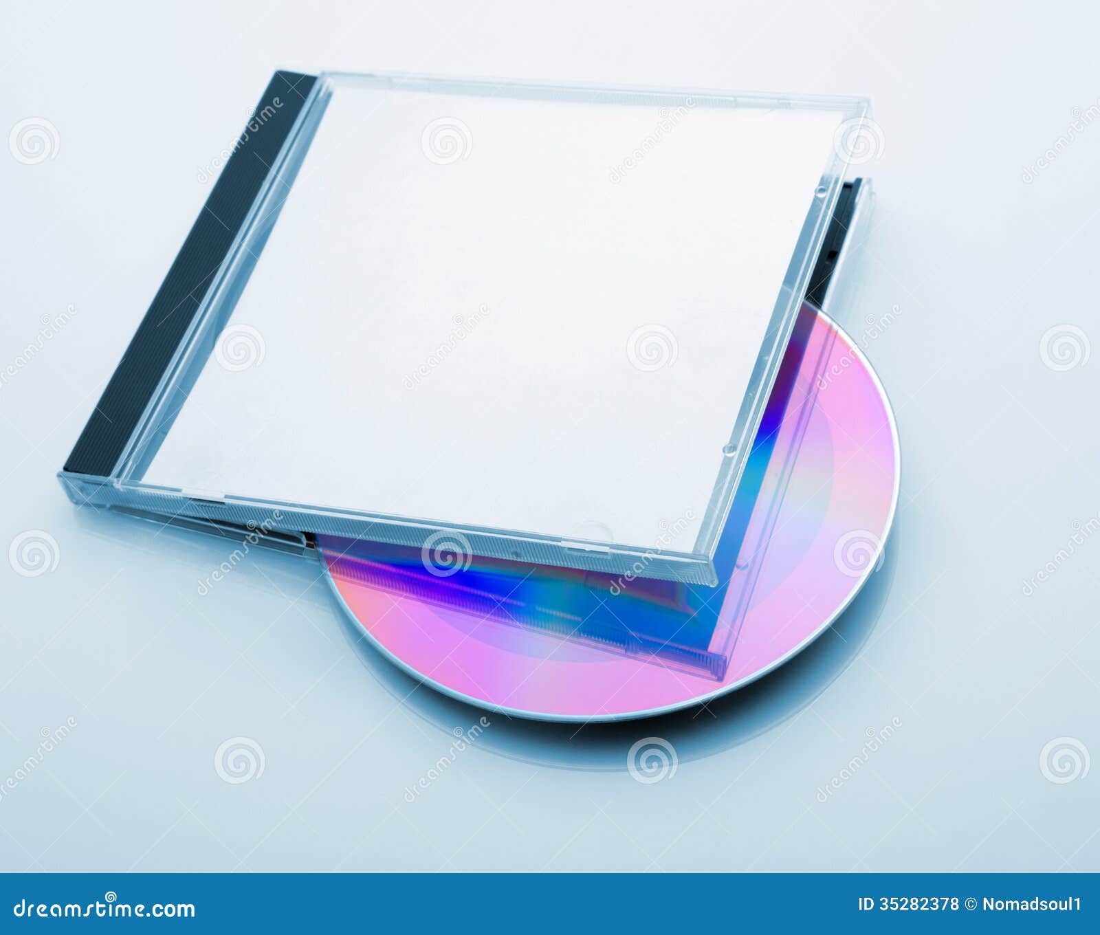 CD Box with disc stock photo. Image of empty, heap, case - 35282378