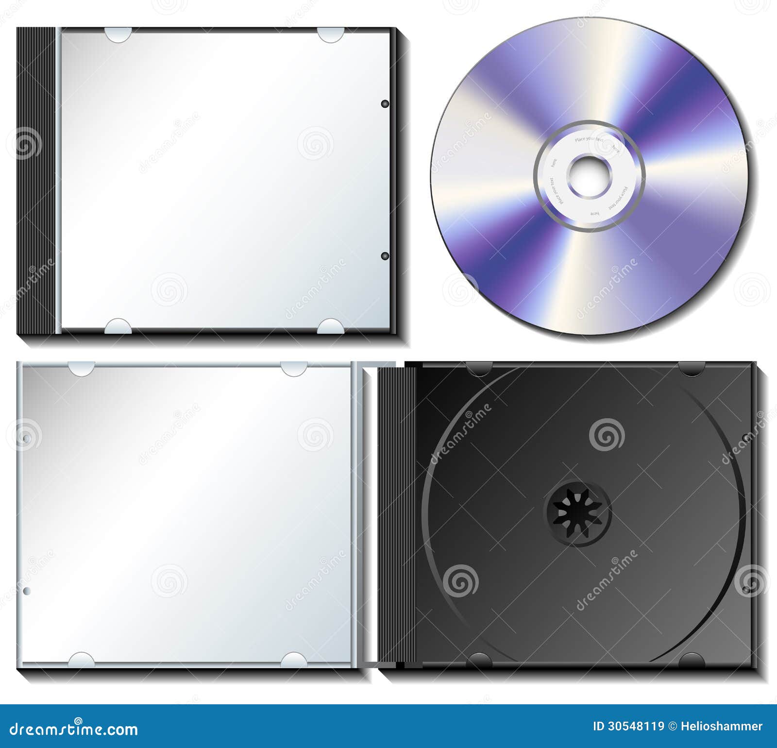 CD box set with CD stock vector. Illustration of circle - 30548119