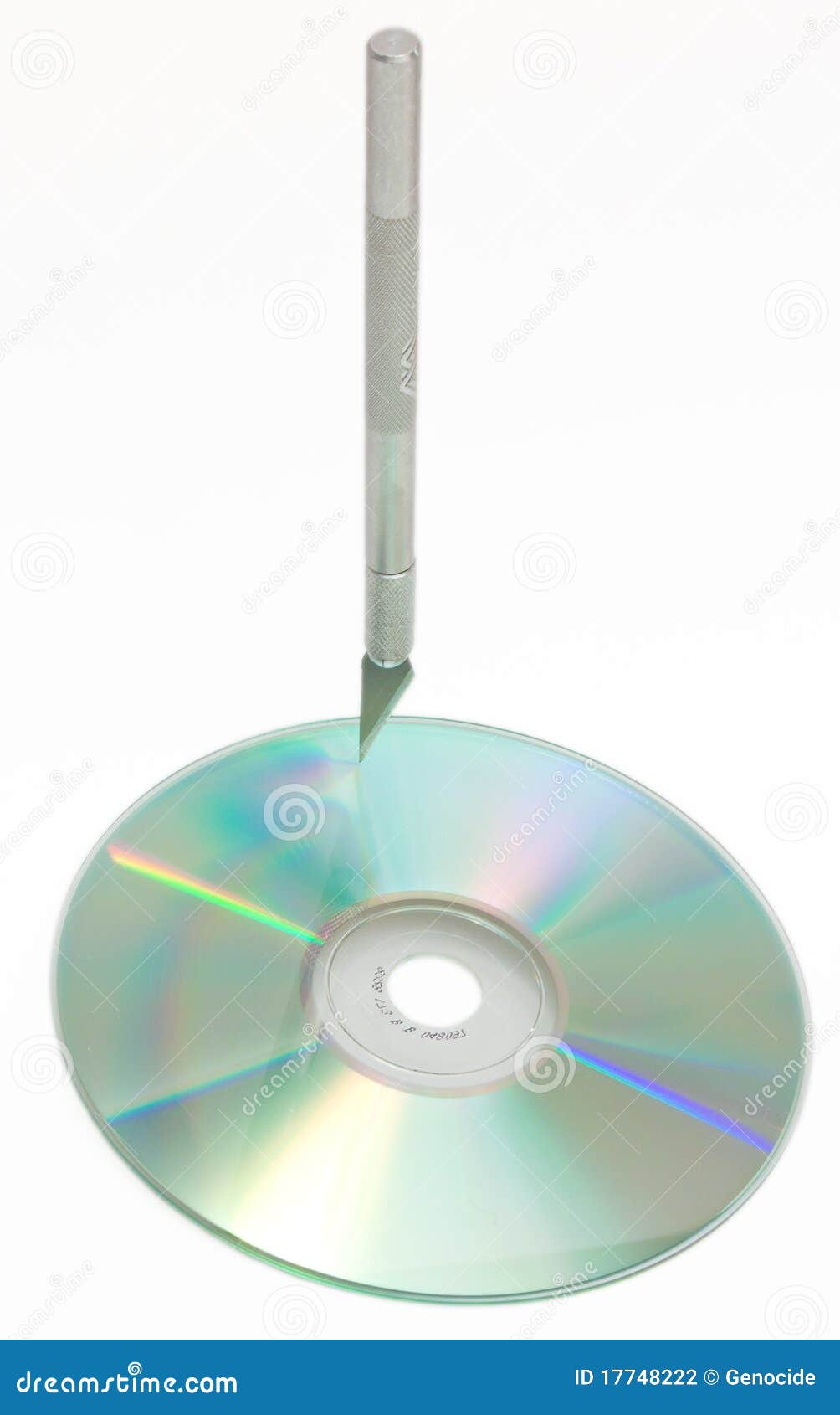 CD carving or etching stock photo. Image of compact, precise - 17748222