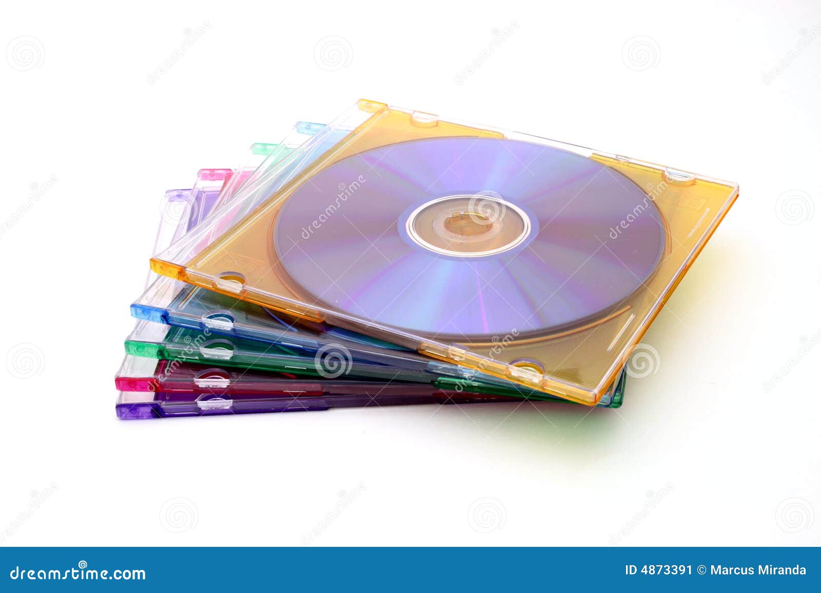 Cd cases stock image. Image of square, colored, objects - 4873391
