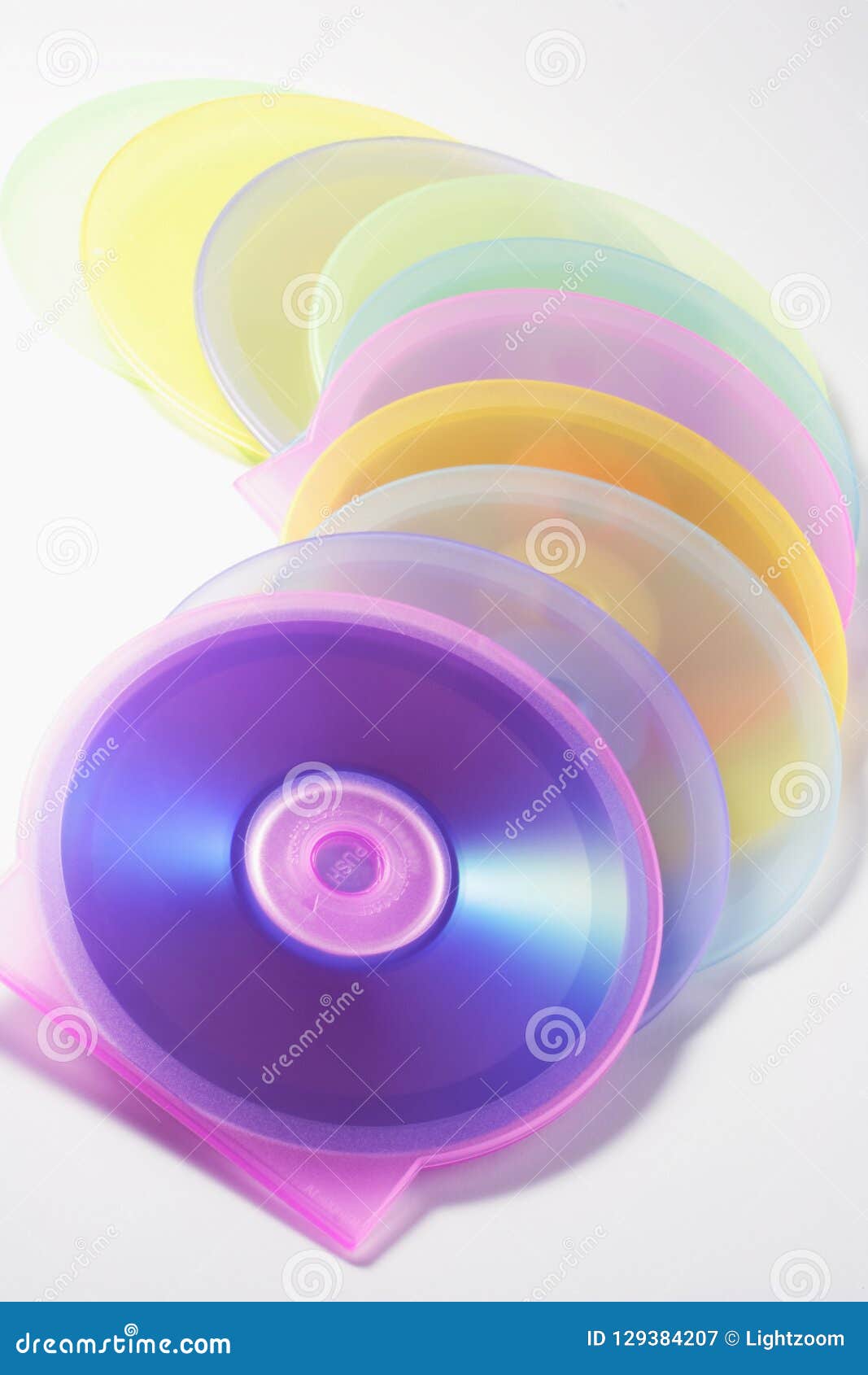 CD Cases stock image. Image of transparent, disks, colourful - 129384207