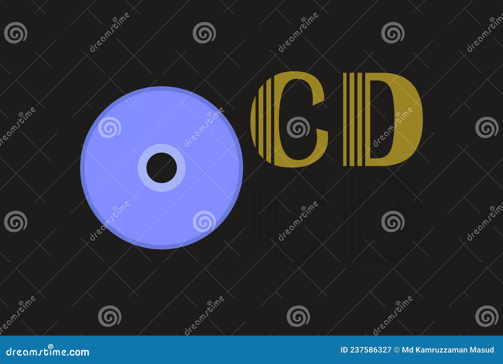 CD Cassette Symbol with Typography Vector Design. VCD,Â DVD Disc Sign ...