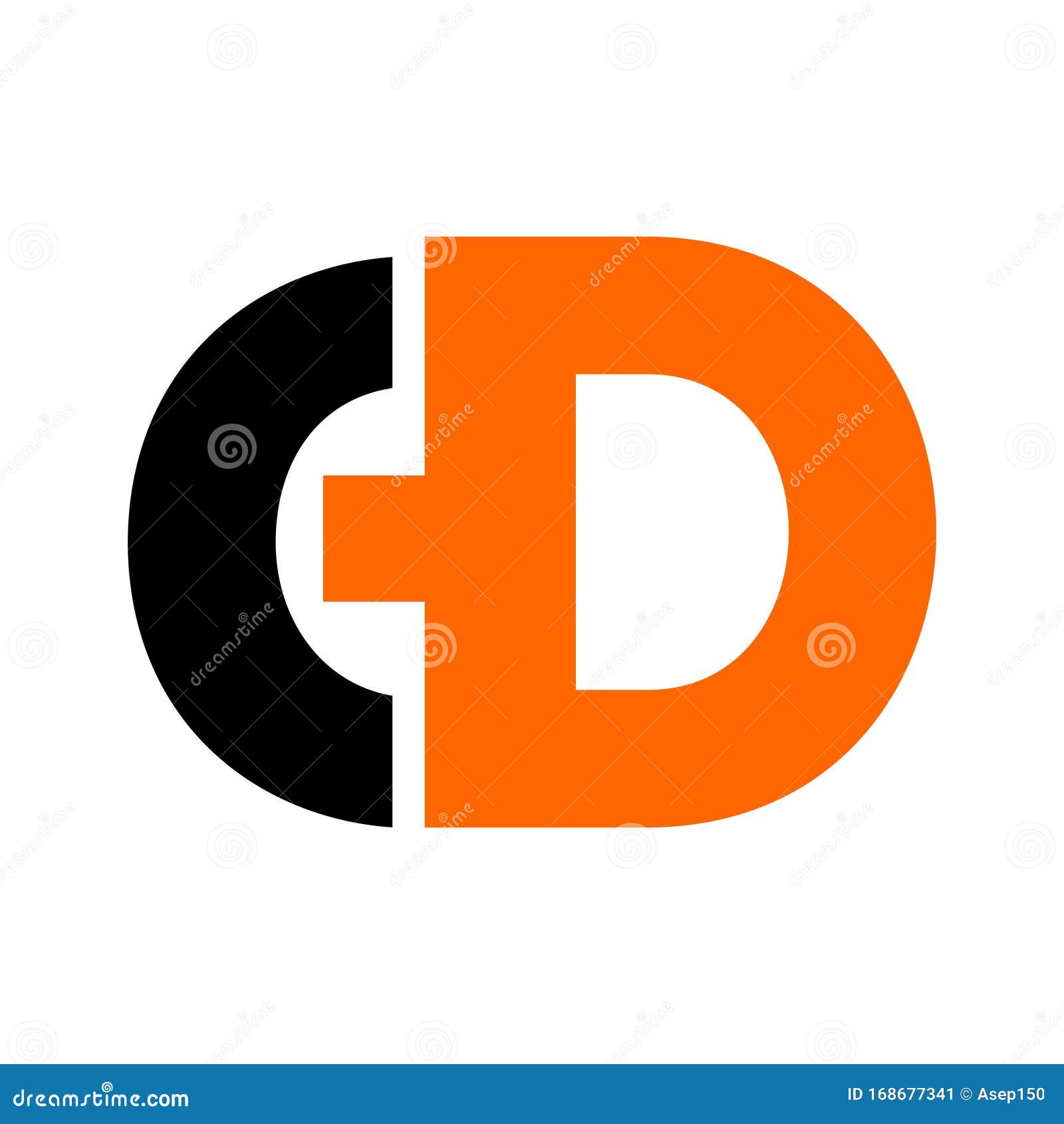 CD, CBD, CDB Initial Geometric Company Logo Stock Vector - Illustration ...