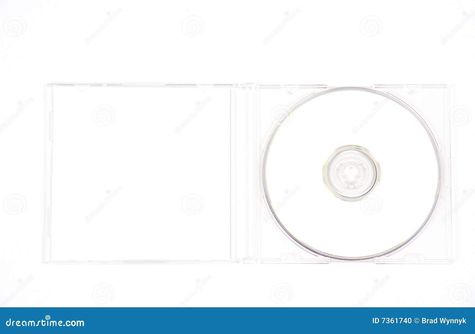 CD in clear case stock photo. Image of write, movie, video - 7361740