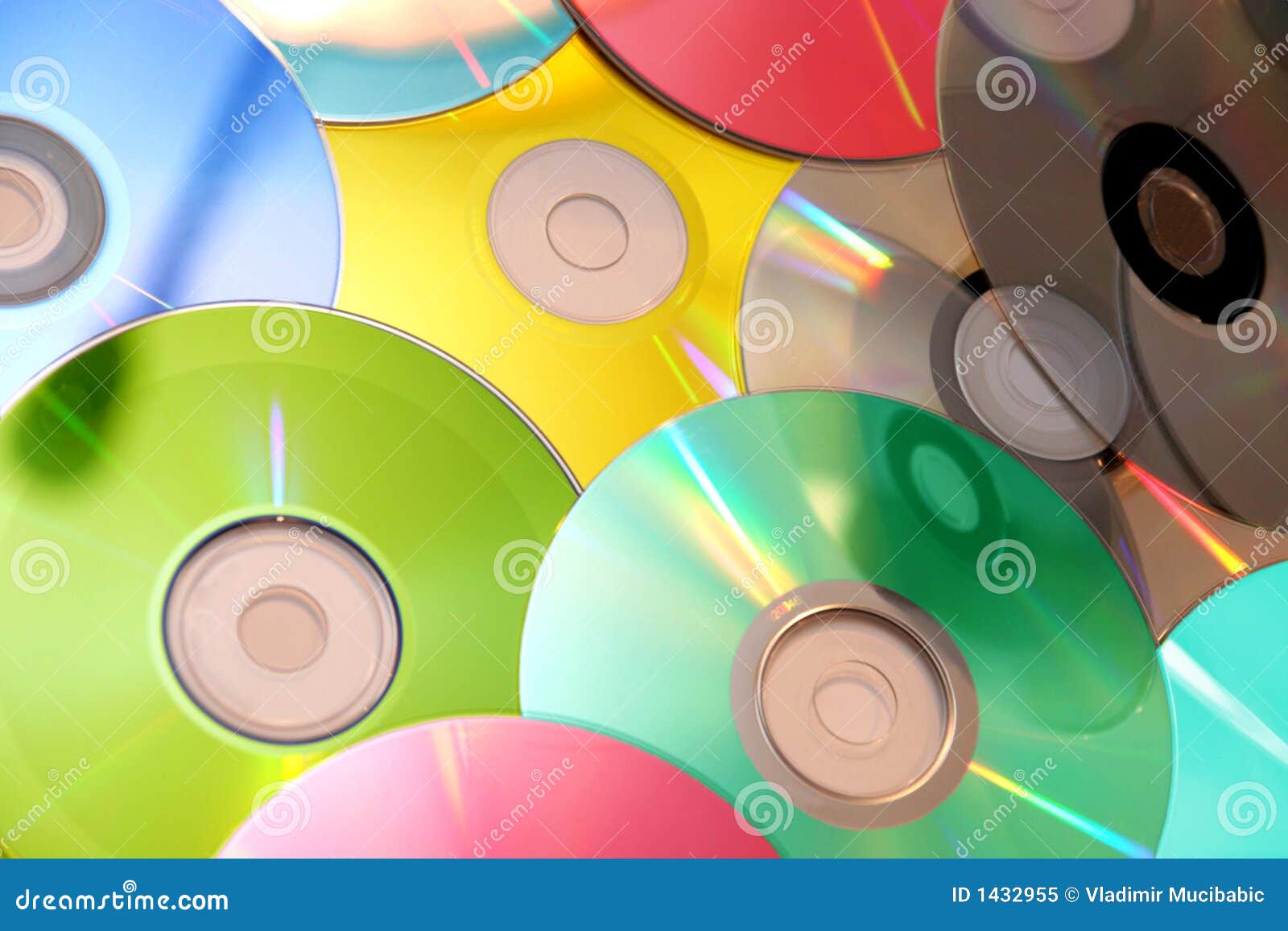 CD colorful stock image. Image of hardware, office, closeup - 1432955