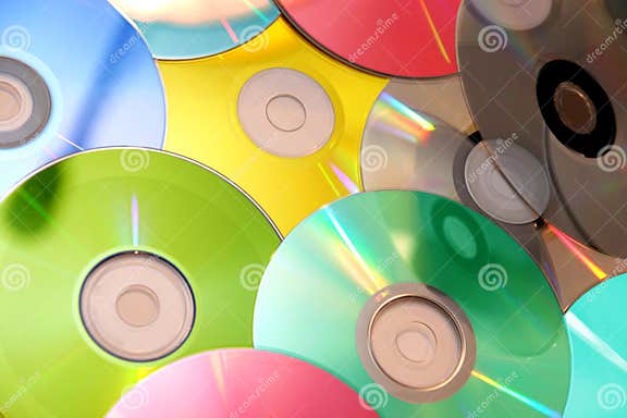 CD colorful stock image. Image of hardware, office, closeup - 1432955