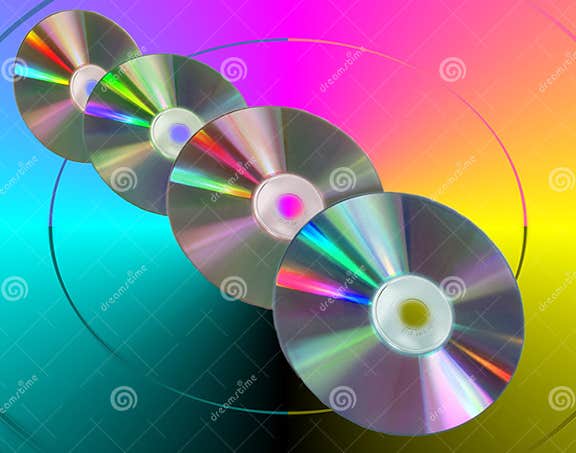 CD Colors stock illustration. Illustration of computer - 282830