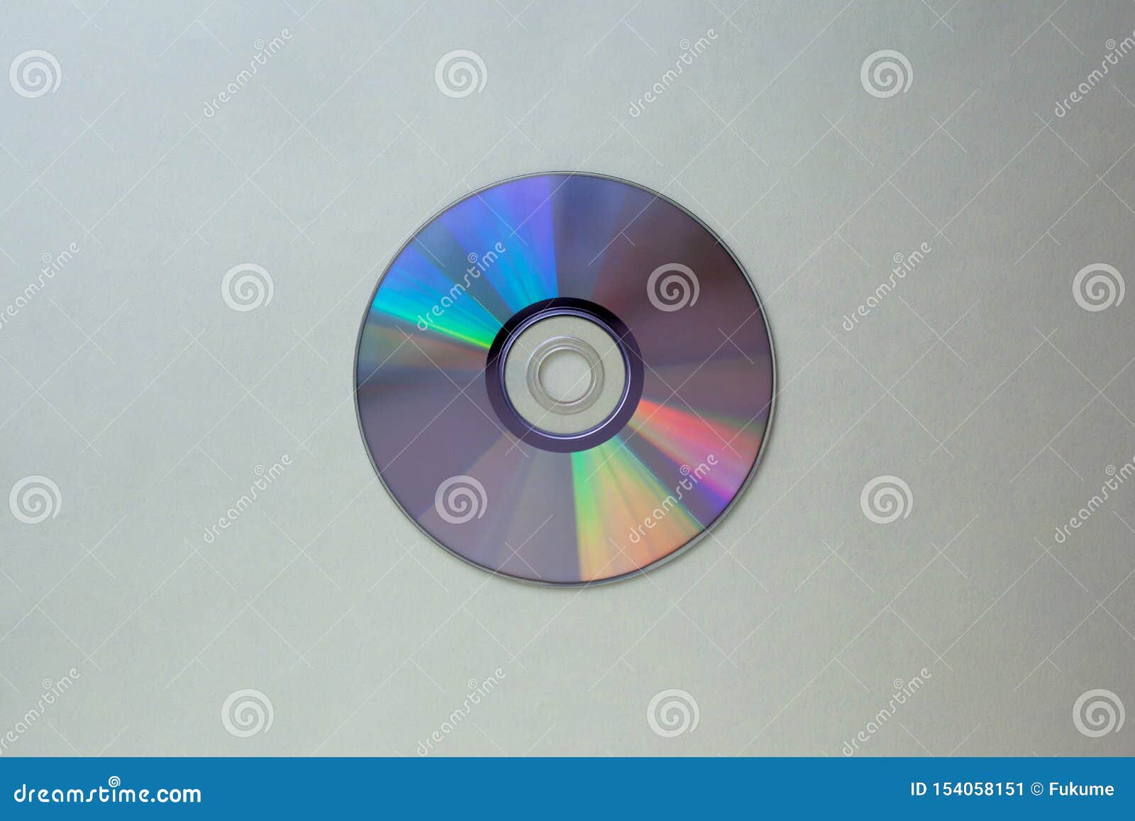 Cd Compact Disc on a Gray Background Top View with Copy Space Stock ...