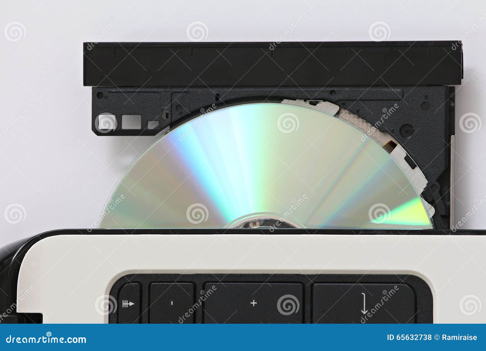 CD into a computer stock photo. Image of burn, install - 65632738