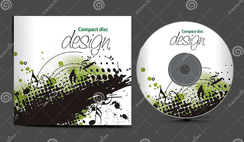 Cd cover design stock vector. Illustration of decoration - 15324480