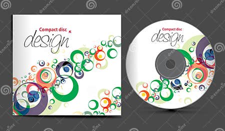 Cd cover design stock vector. Illustration of music, disk - 15324730