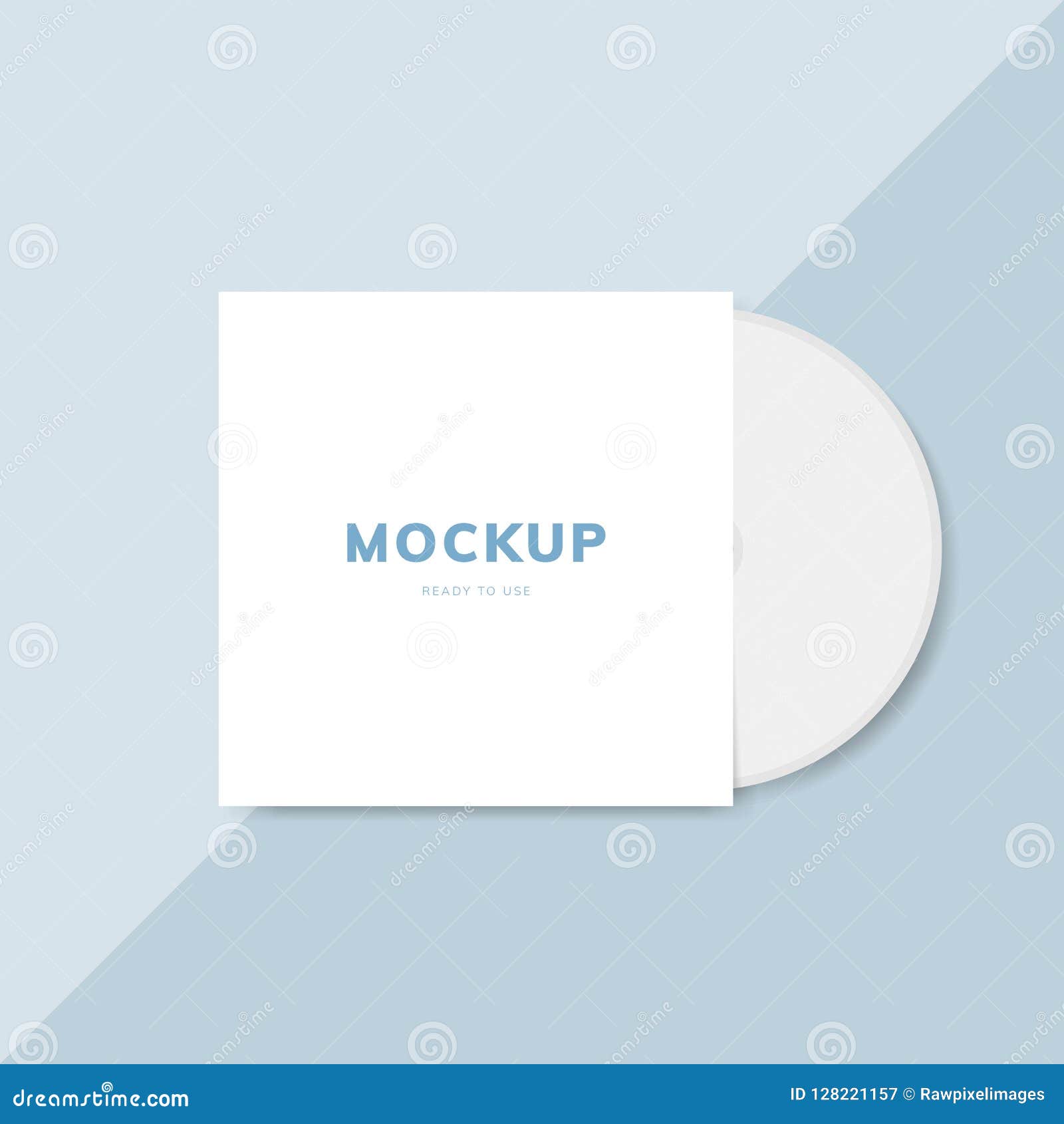 CD Cover Design Mockup Vector Stock Illustration - Illustration of ...