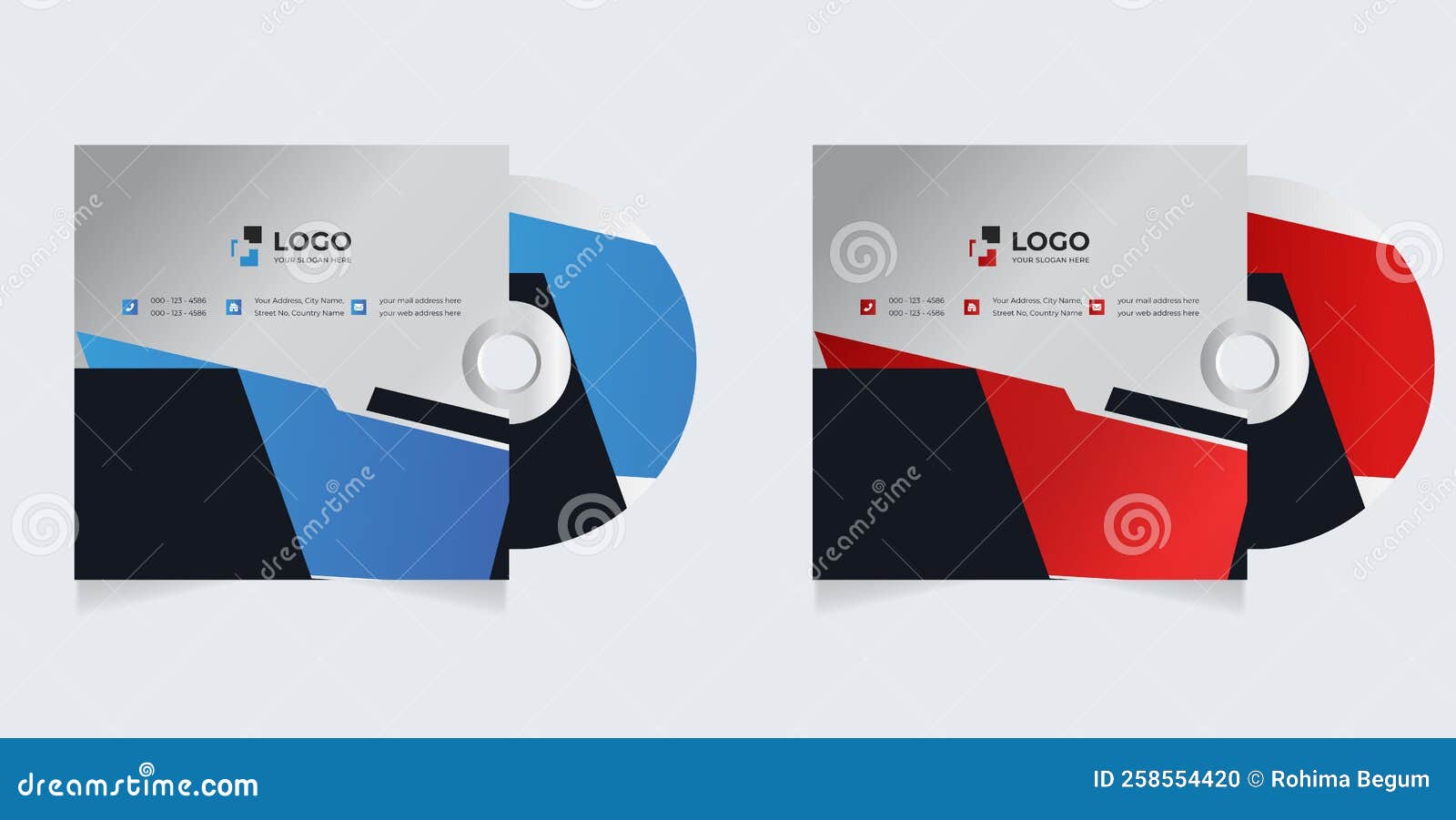 Cd Cover Design Template Presentation , Editable Vector Illustration ...