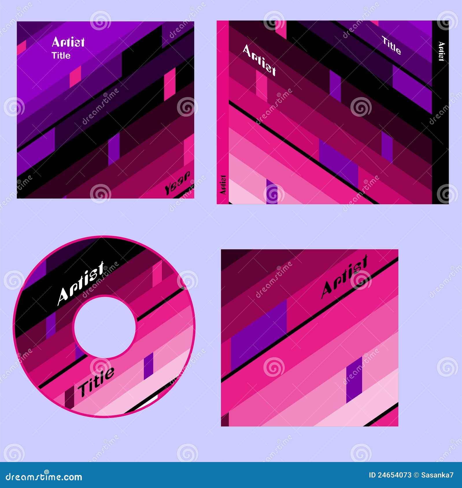 Cd cover retro design stock illustration. Illustration of grey - 24654073