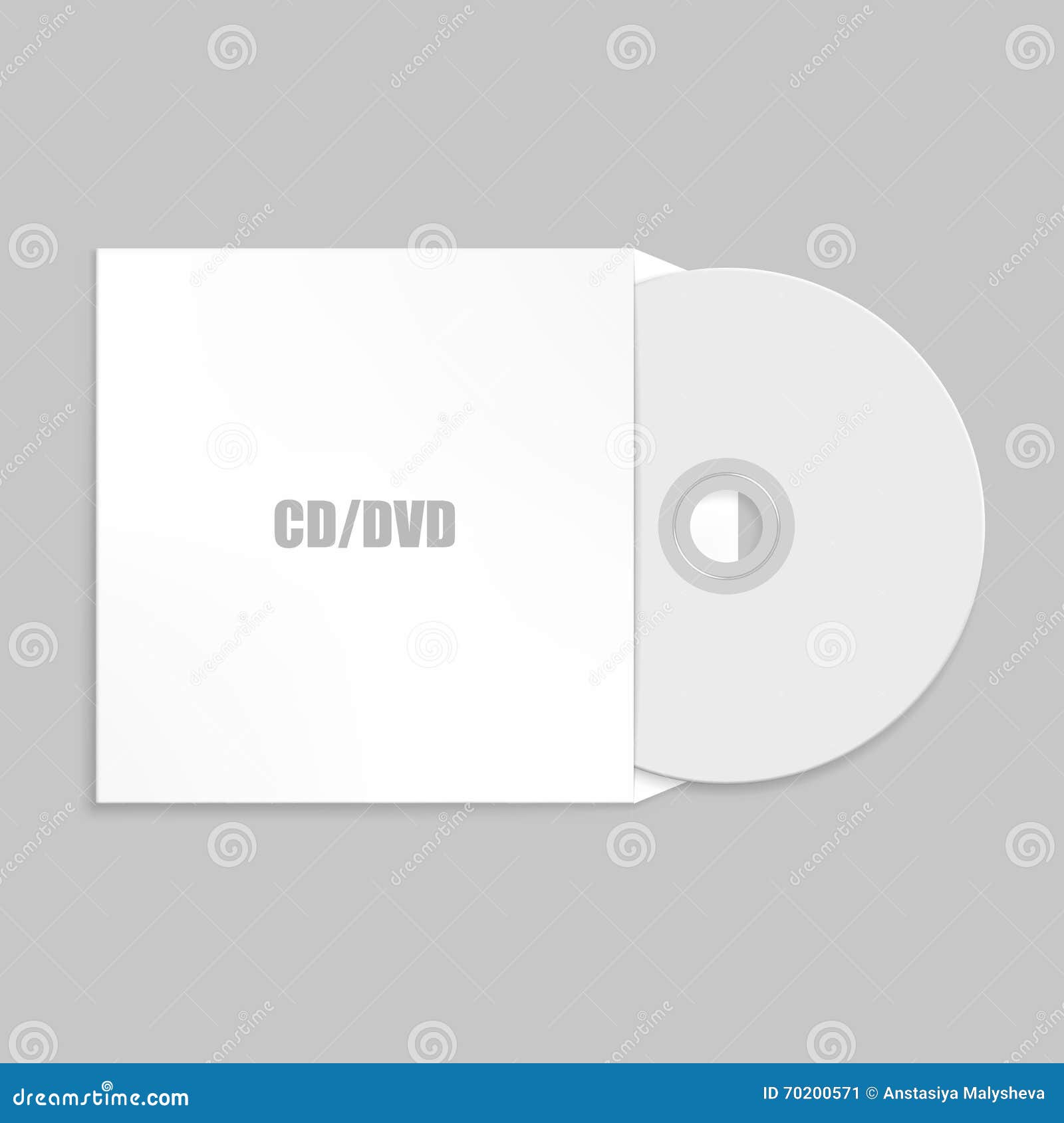 CD cover template DWD. stock vector. Illustration of business - 70200571