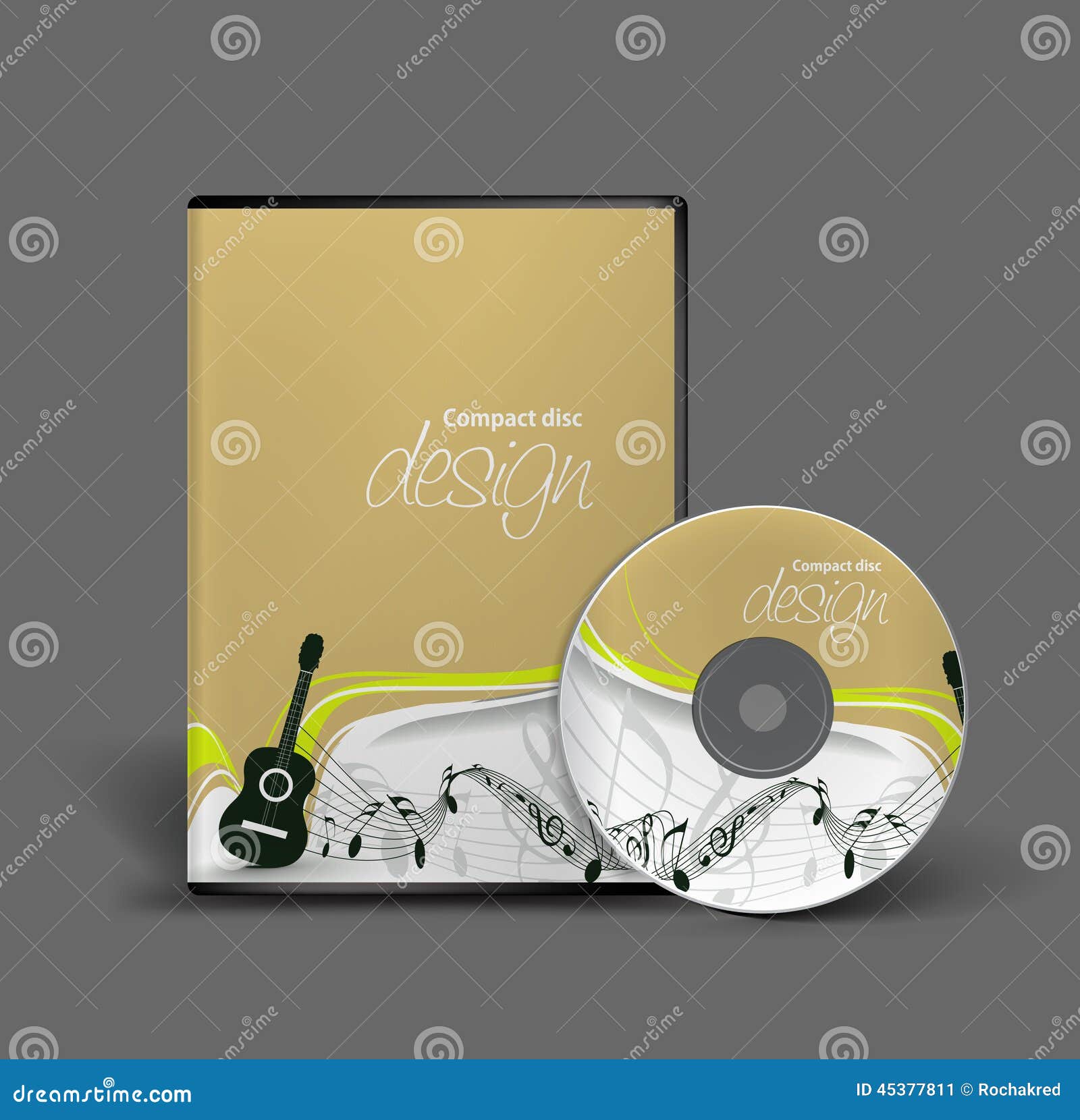 Cd cover template stock vector. Illustration of data - 45377811