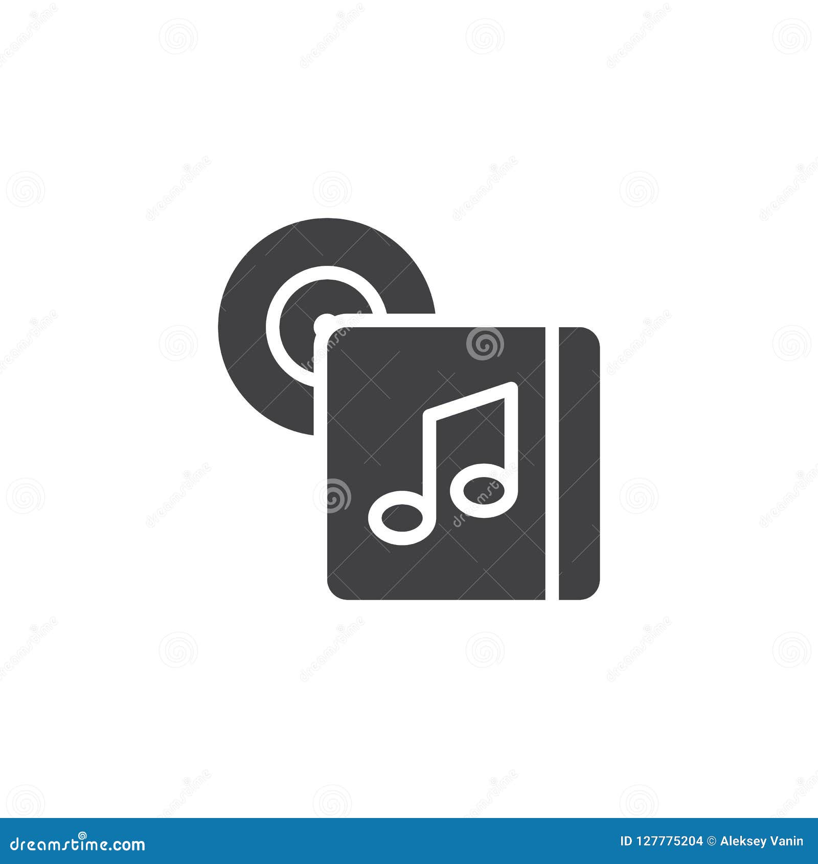 CD Cover vector icon stock vector. Illustration of case - 127775204