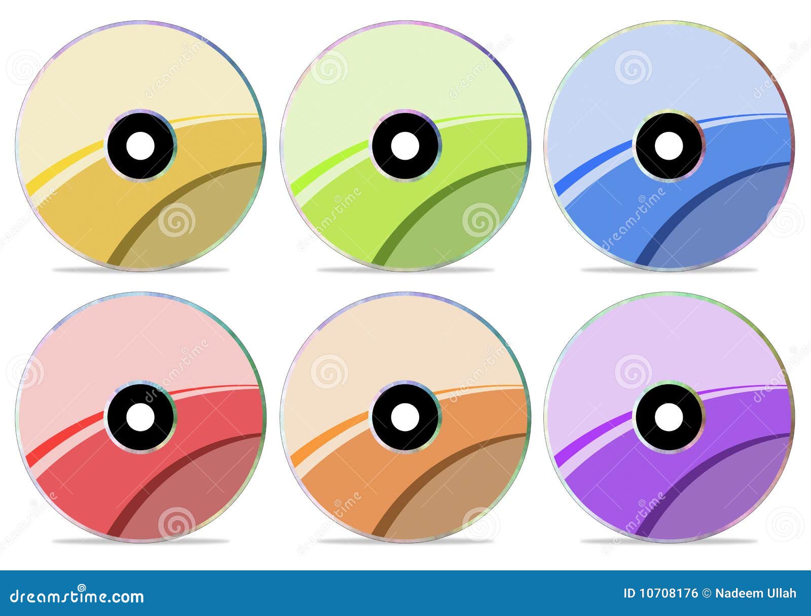 CD Disc Collection 3 stock illustration. Illustration of stylish - 10708176