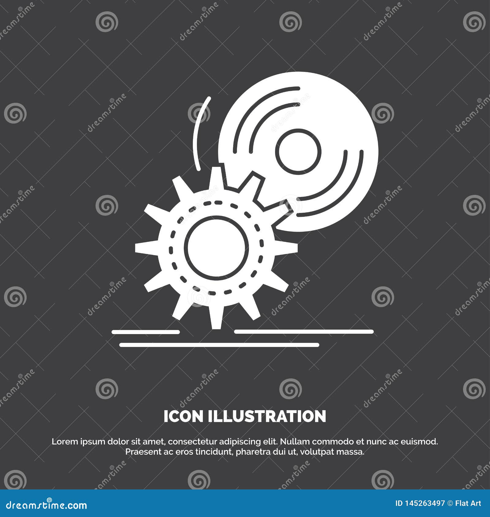 Cd, Disc, Install, Software, Dvd Icon. Glyph Vector Symbol for UI and ...