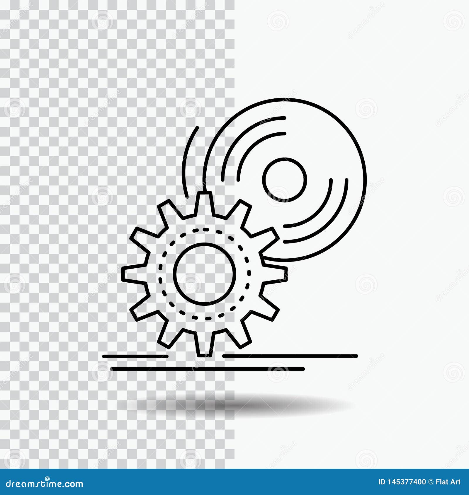 Cd, Disc, Install, Software, Dvd Icon. Line Vector Gray Symbol For UI ...