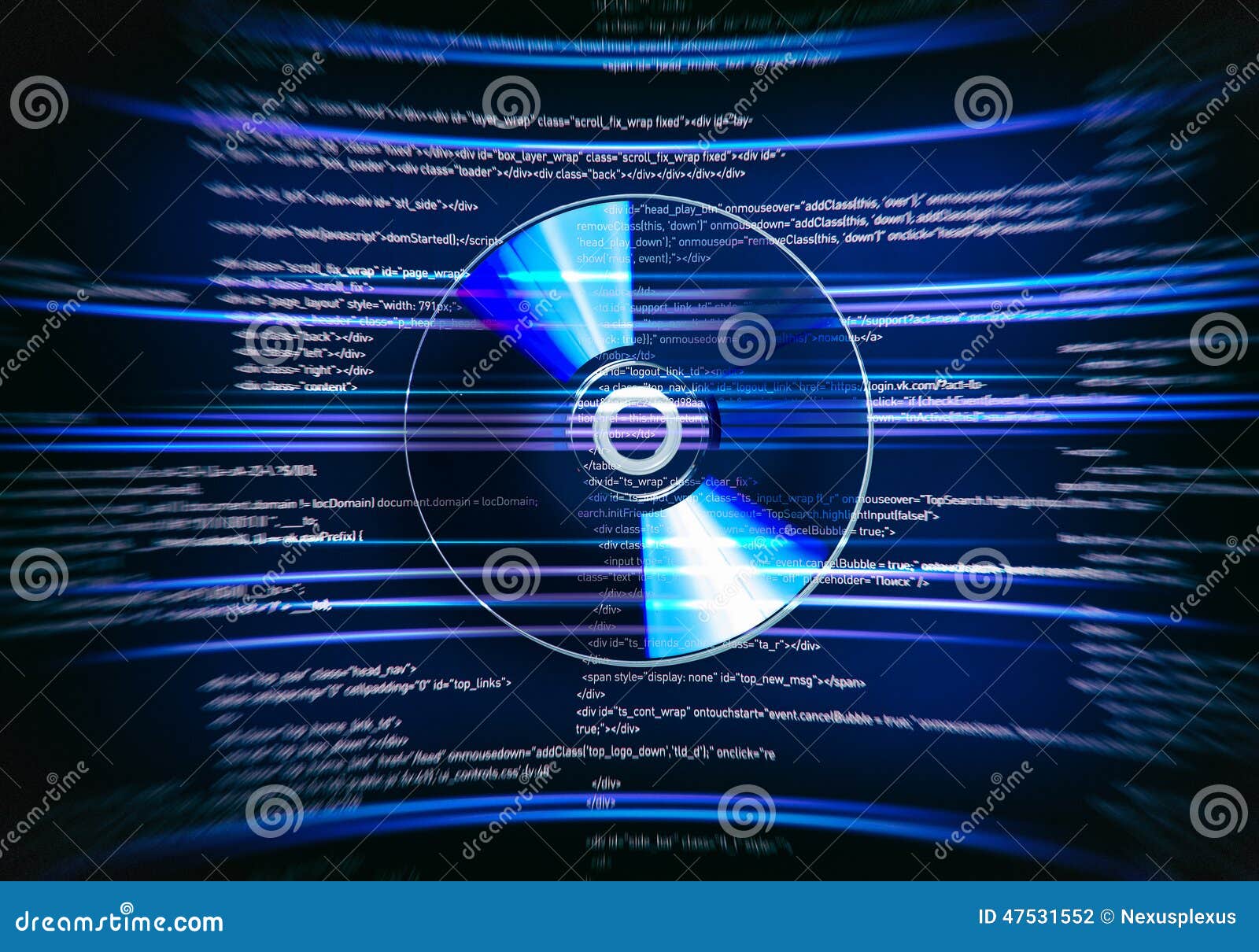 Cd disc stock illustration. Illustration of disk, recordable - 47531552