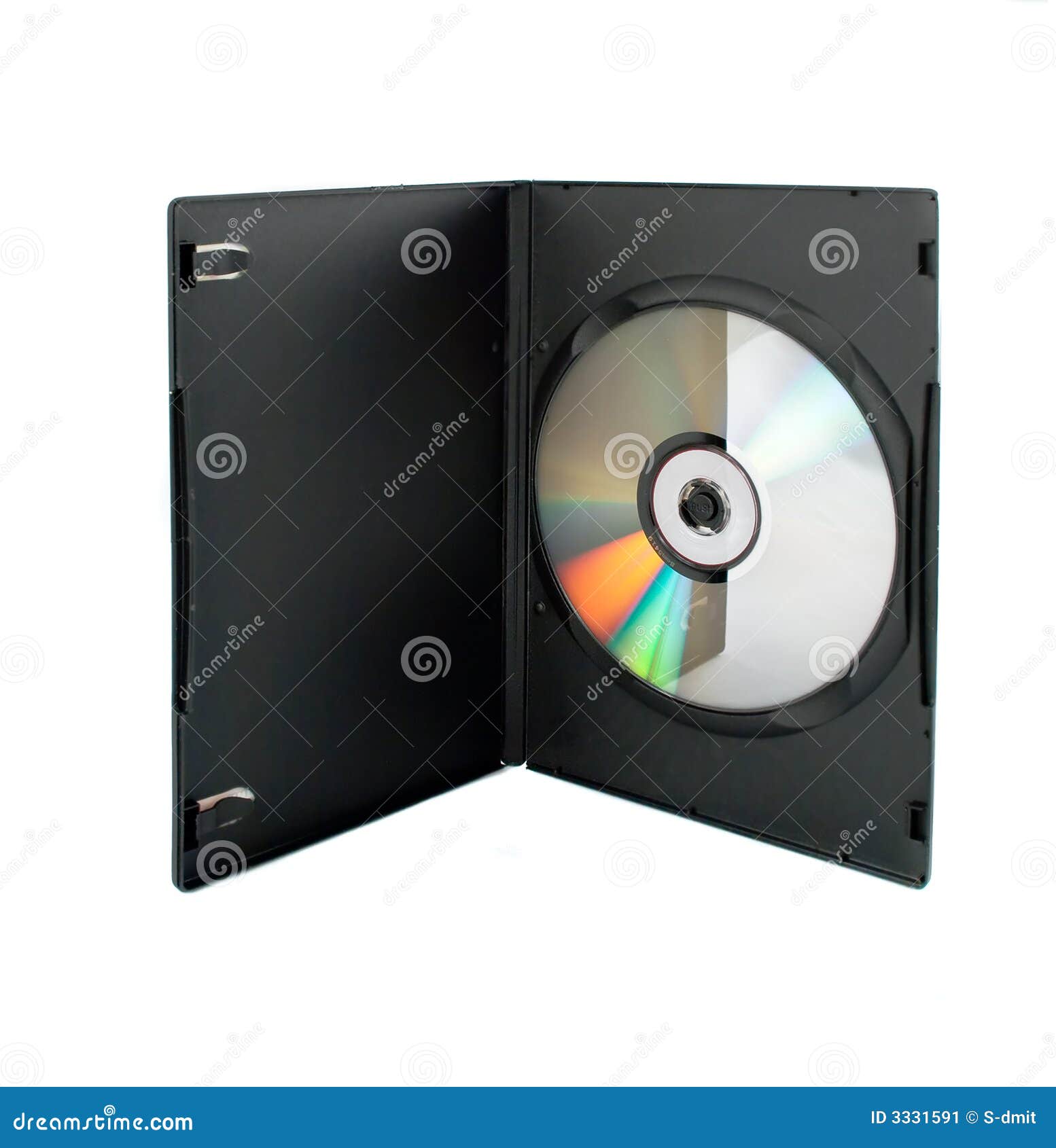 CD-disk in box stock image. Image of equipment, background - 3331591