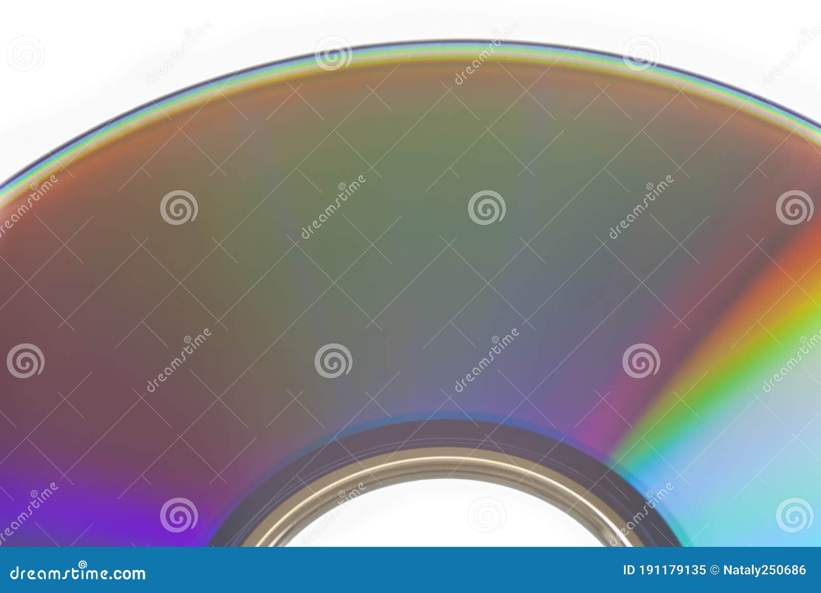 CD Disk Colorful Surface Texture Isolated White Background Stock Image ...