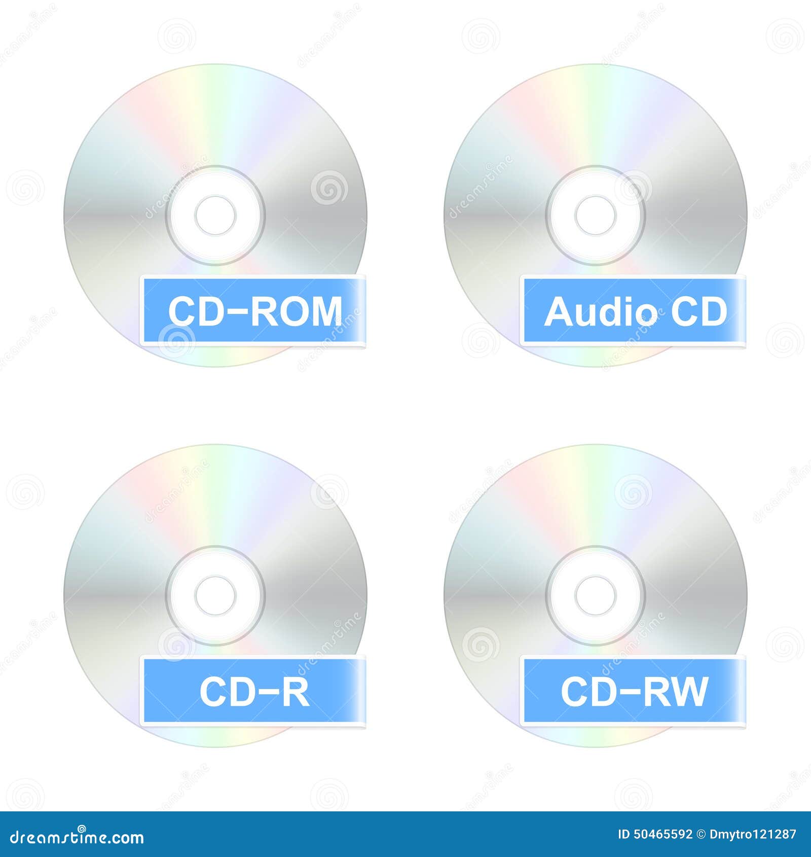 CD Disk Icons. Vector Illustration Stock Vector - Illustration of ...