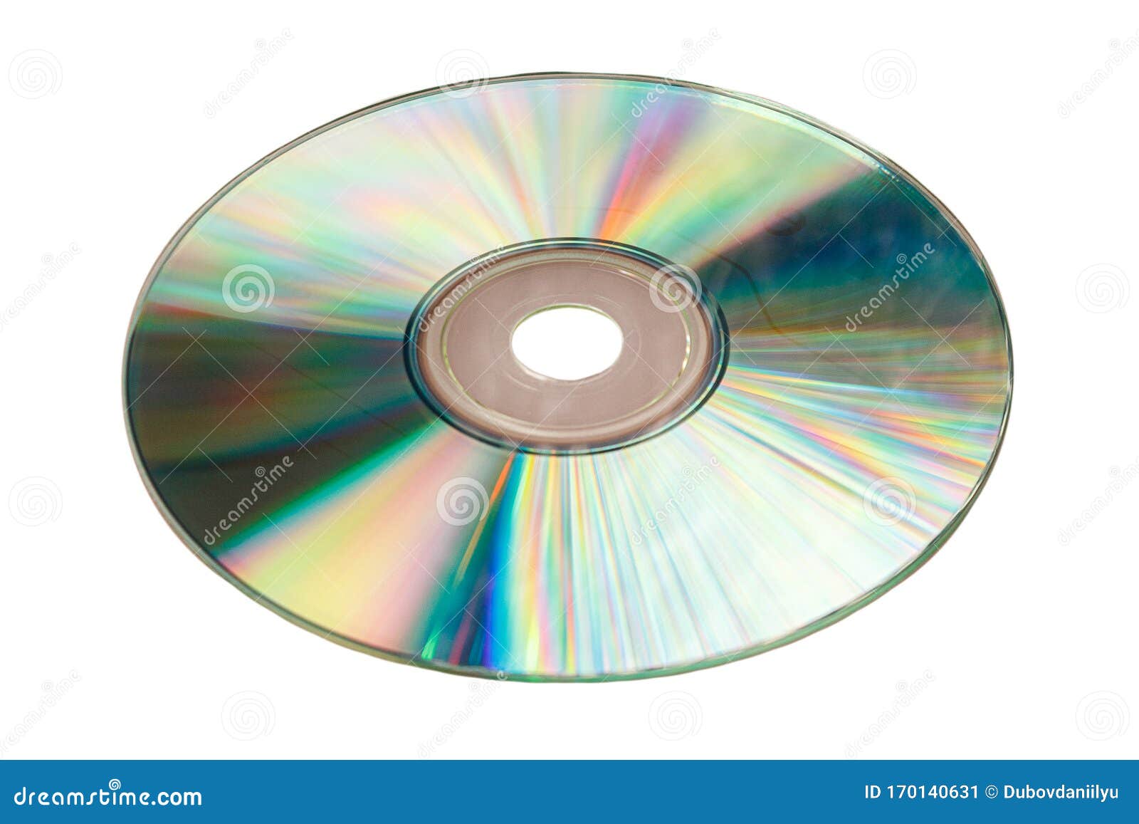 CD Disk Isolated on White Background Stock Image - Image of industry ...