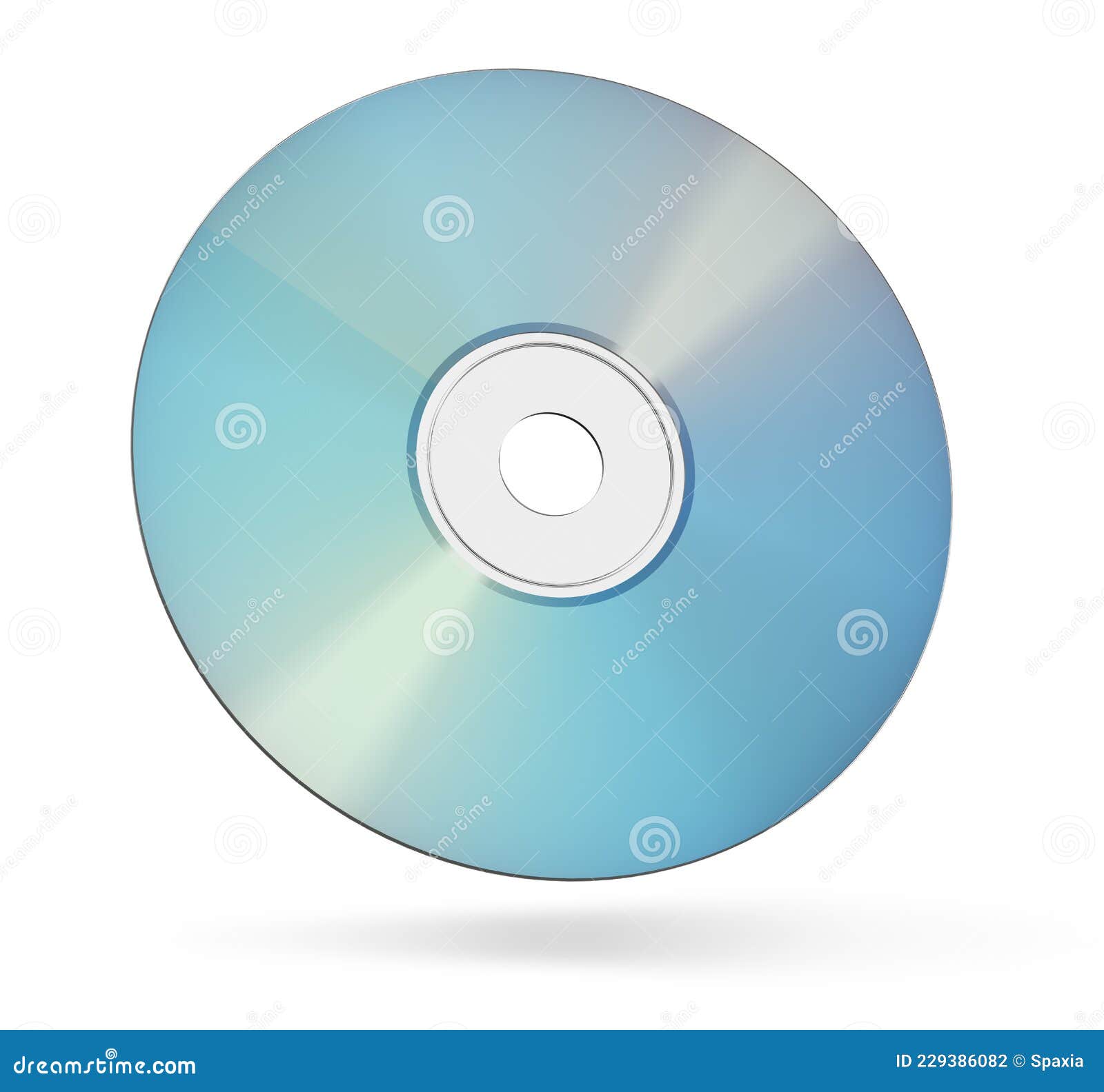 CD Disk Isolated on White Background Stock Illustration - Illustration ...