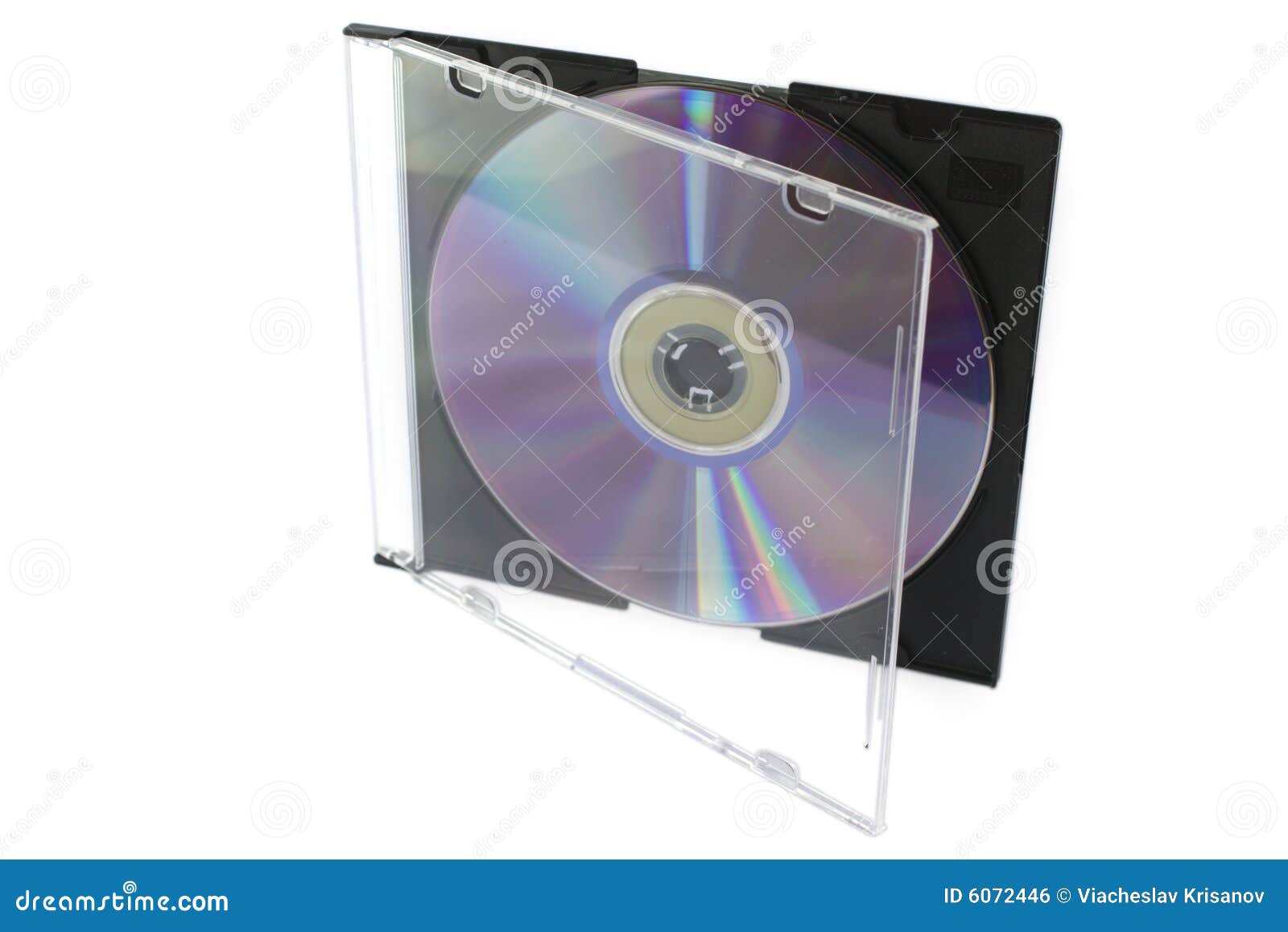 CD a disk in an open box stock photo. Image of laser, recordable - 6072446