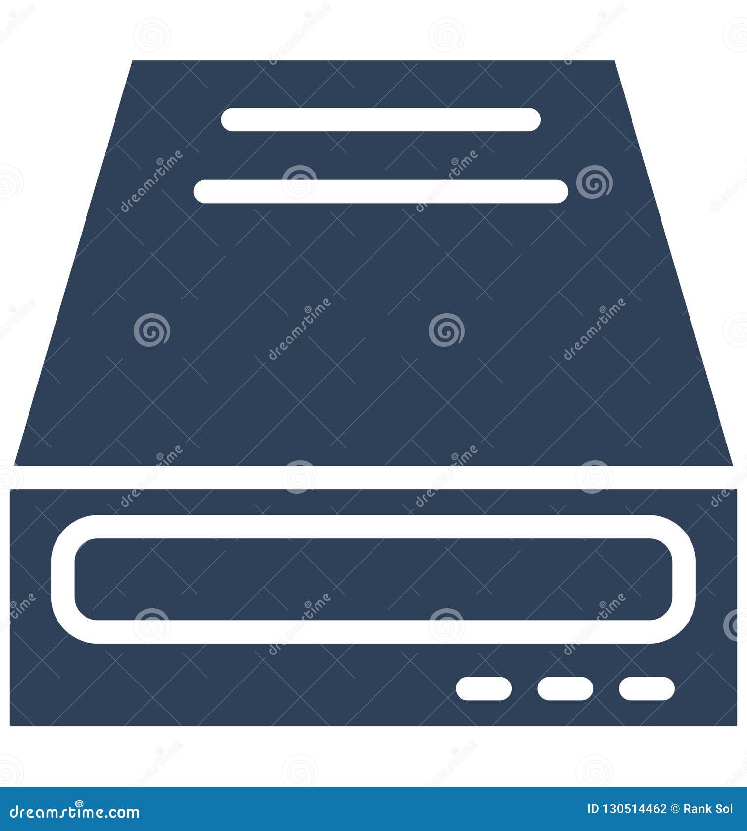 Cd Drive, Cd Player Isolated Vector Icon that Can Be Easily Edited in ...