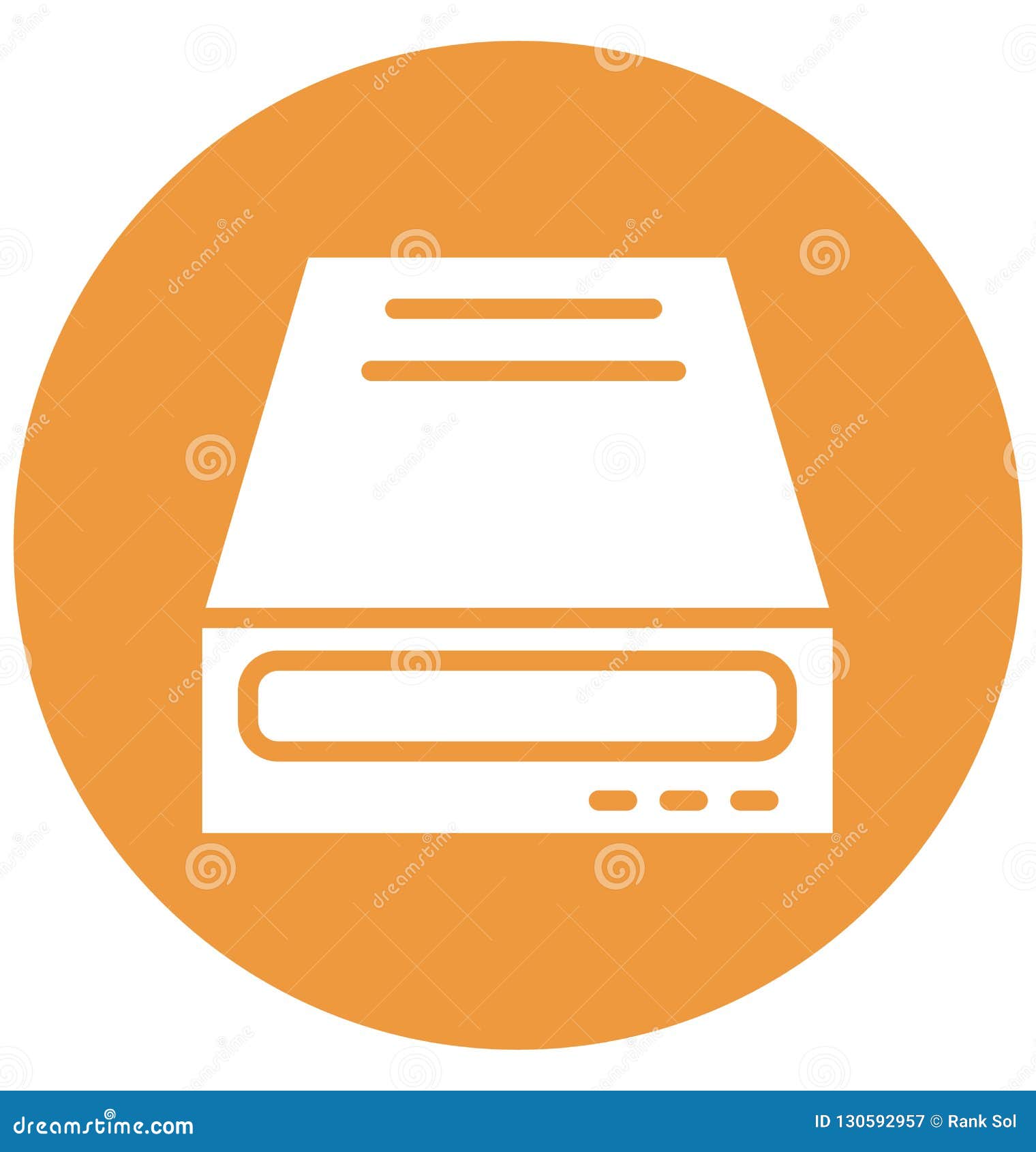 Cd Drive, Cd Player Isolated Vector Icon that Can Be Easily Edited in ...