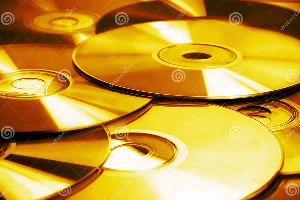 CD & DVD stock photo. Image of audio, circle, data - 3793864