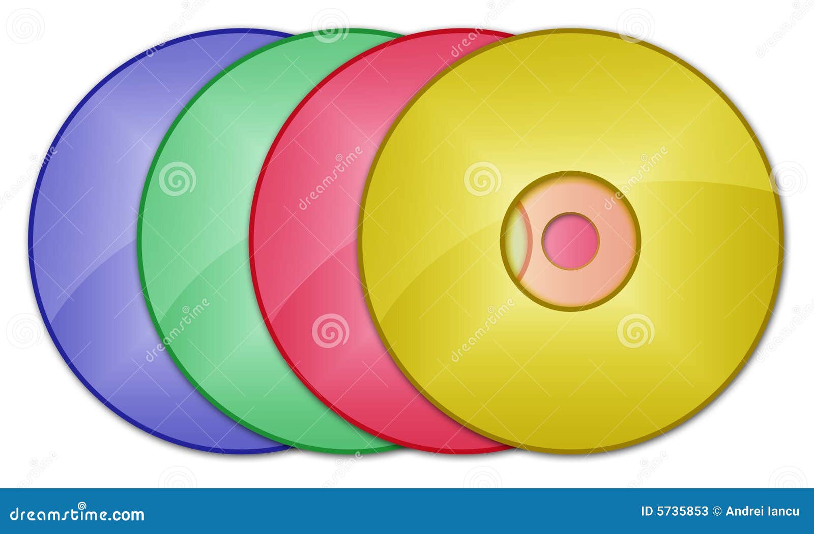 Stack Of Cd / Dvds Illustration | CartoonDealer.com #22794832