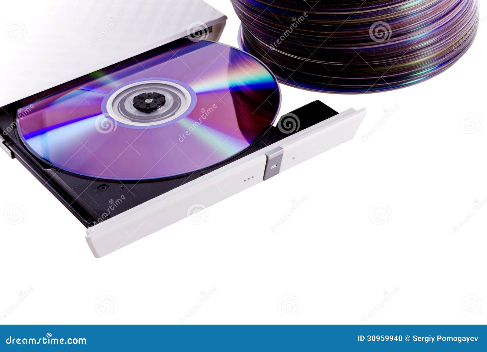 Cd/dvd burner 2 stock photo. Image of optical, data, store - 30959940