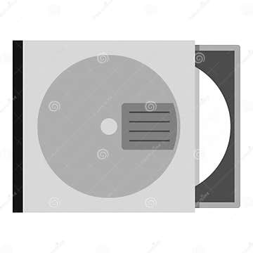 CD or DVD Case Icon Isolated Stock Vector - Illustration of archive ...