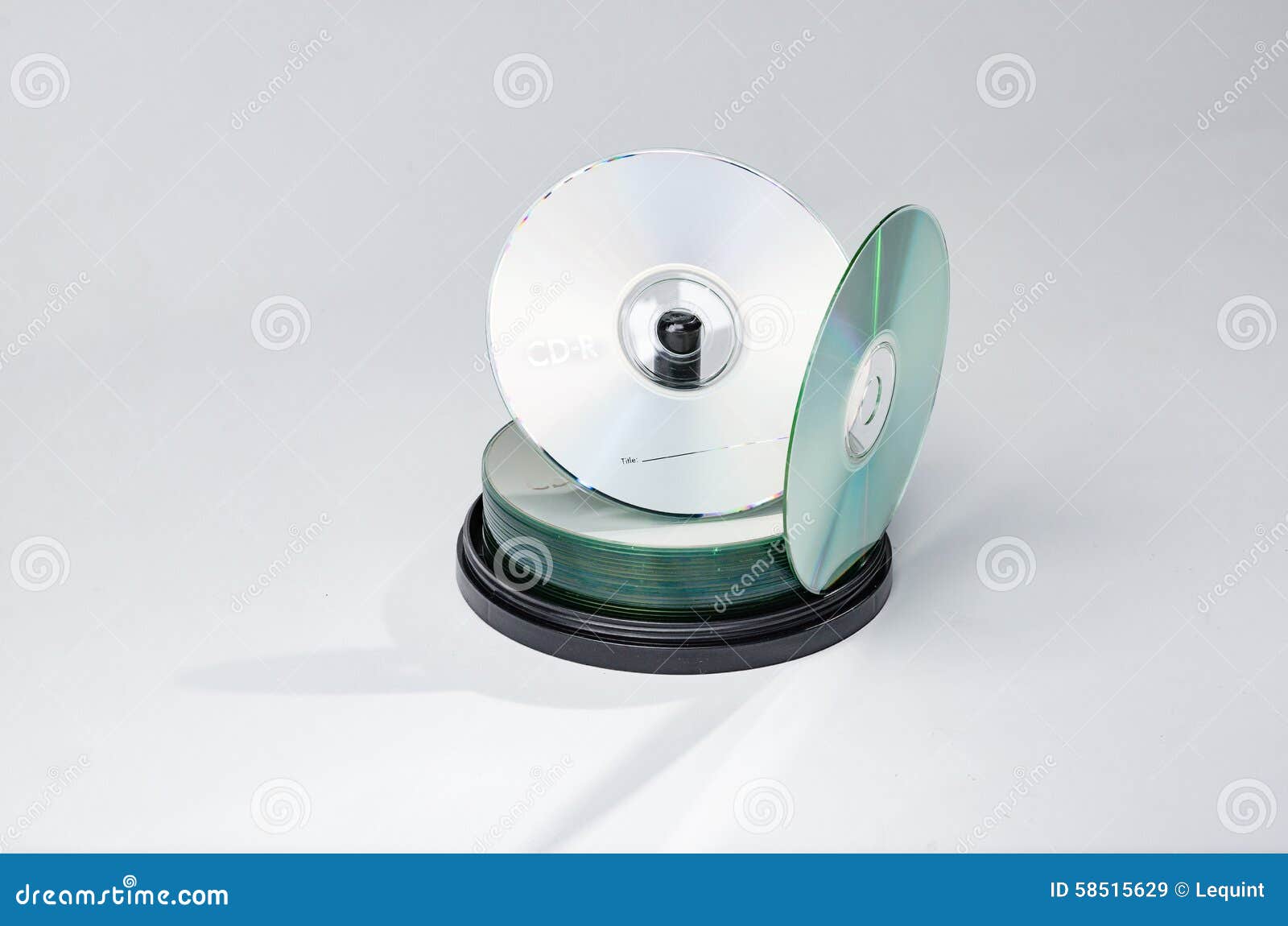 Cd or dvd disc spindle stock image. Image of flat, movies - 58515629