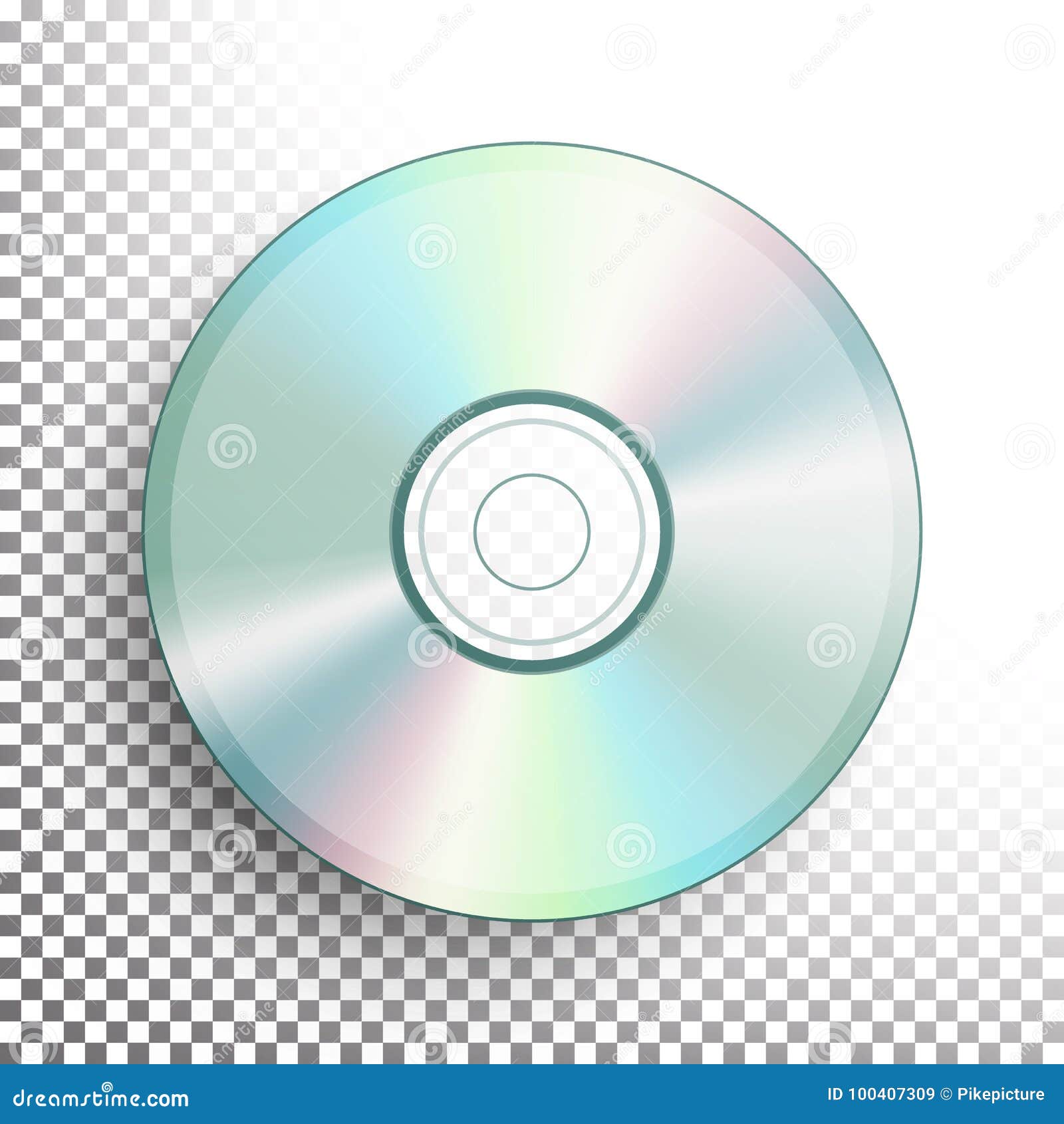 CD, DVD Disc Vector stock vector. Illustration of gigabytes - 100407309