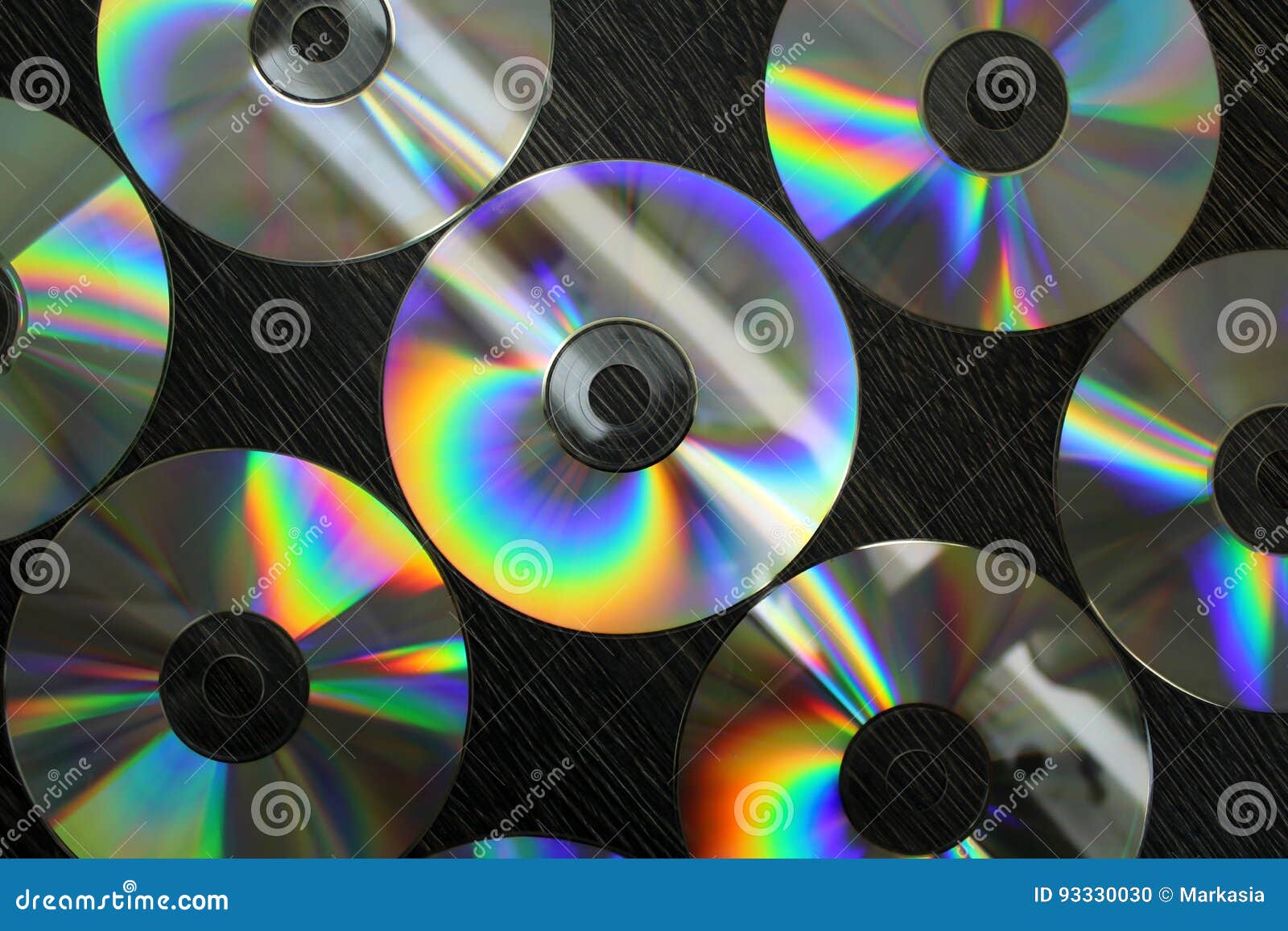 CD and DVD Discs As a Background Stock Photo - Image of computer ...