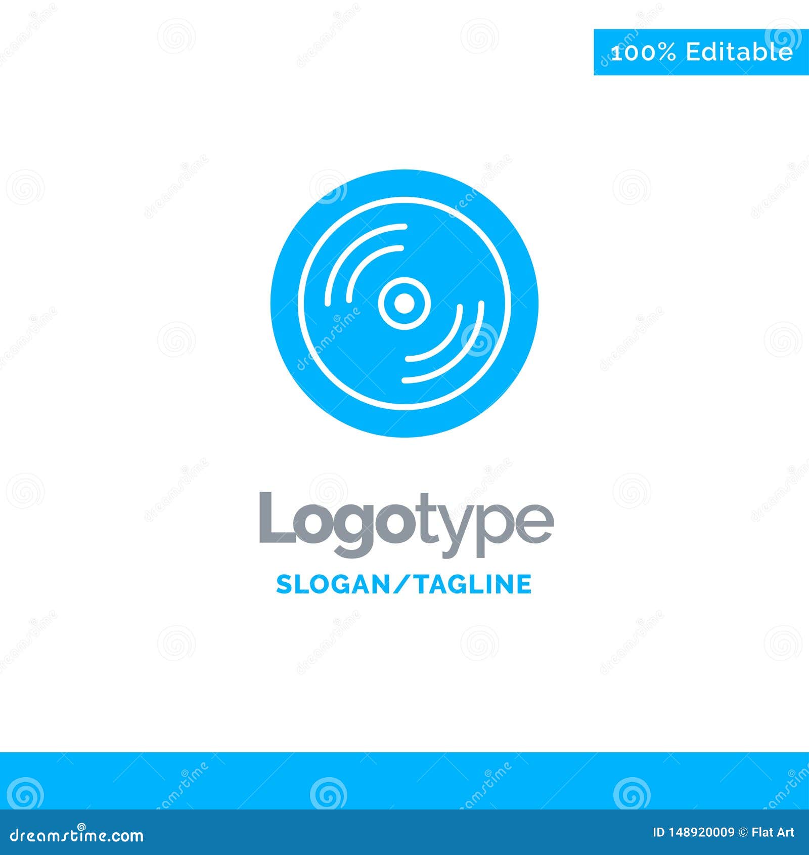 Cd, Dvd, Disk, Education Blue Business Logo Template Stock Vector ...