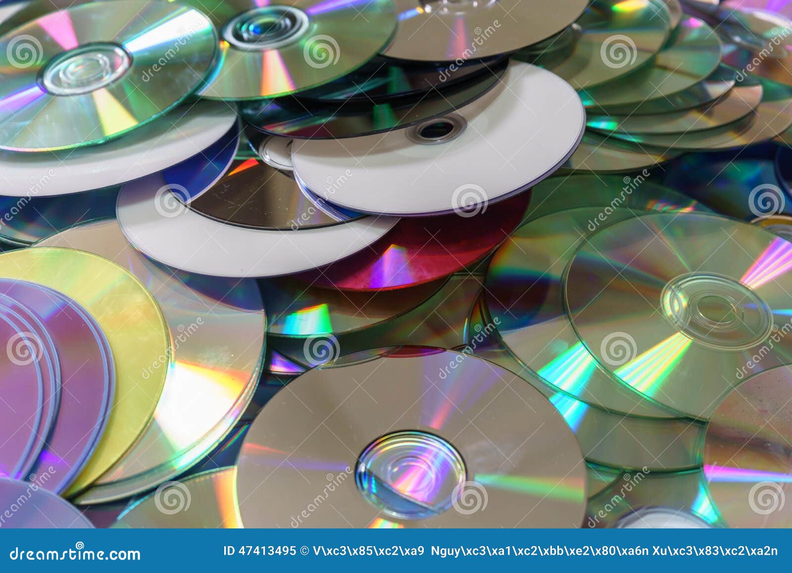 CD- DVD Disks stock image. Image of merchandise, manufacturing - 47413495