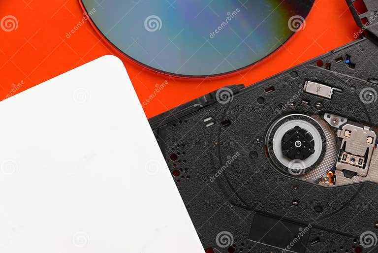 CD DVD drive. stock image. Image of cdrom, head, laserhead - 98925691