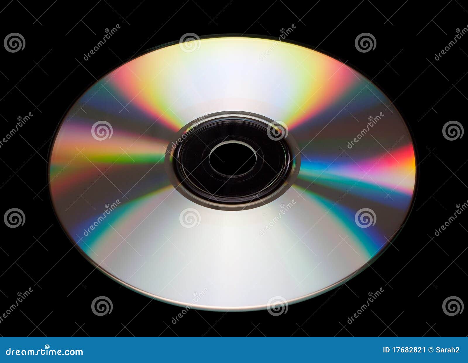 CD DVD isolated on black stock image. Image of colours - 17682821