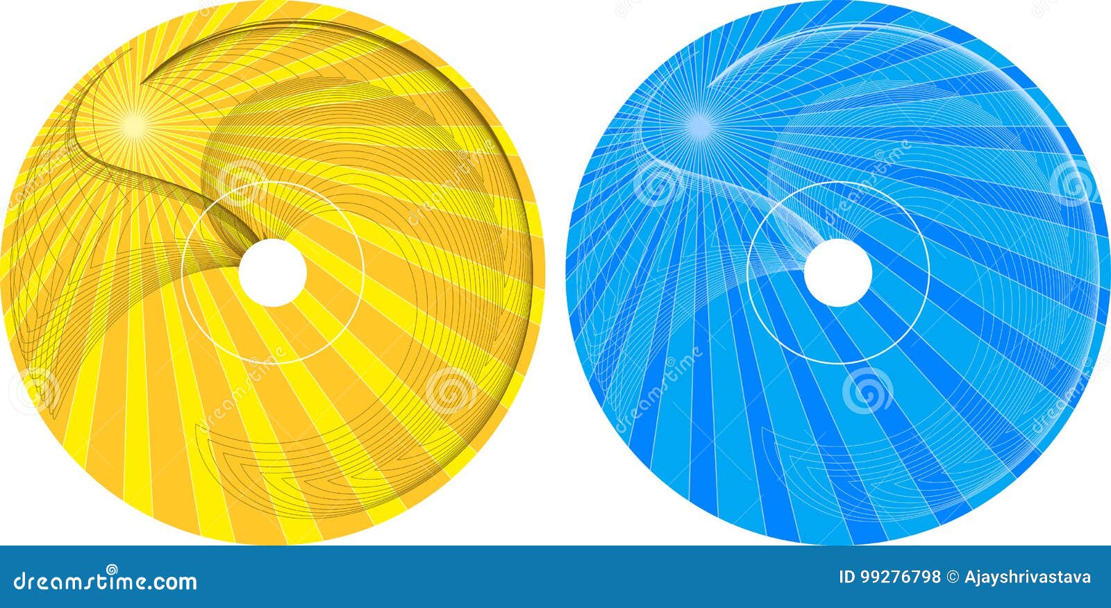 Cd - Dvd Label Design Template Stock Vector - Illustration of gold ...