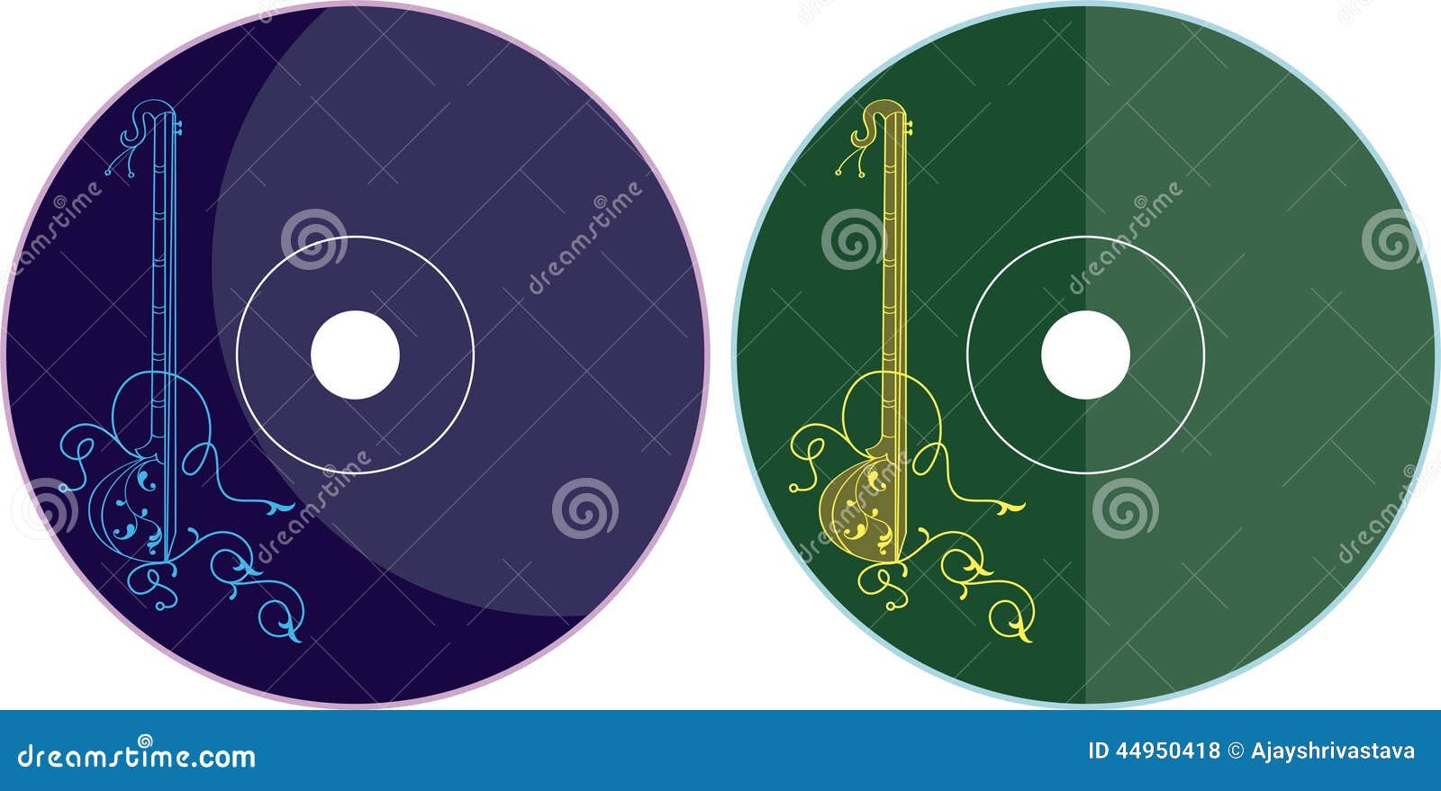 Cd - Dvd Label Design Template Stock Vector - Illustration of sticker ...