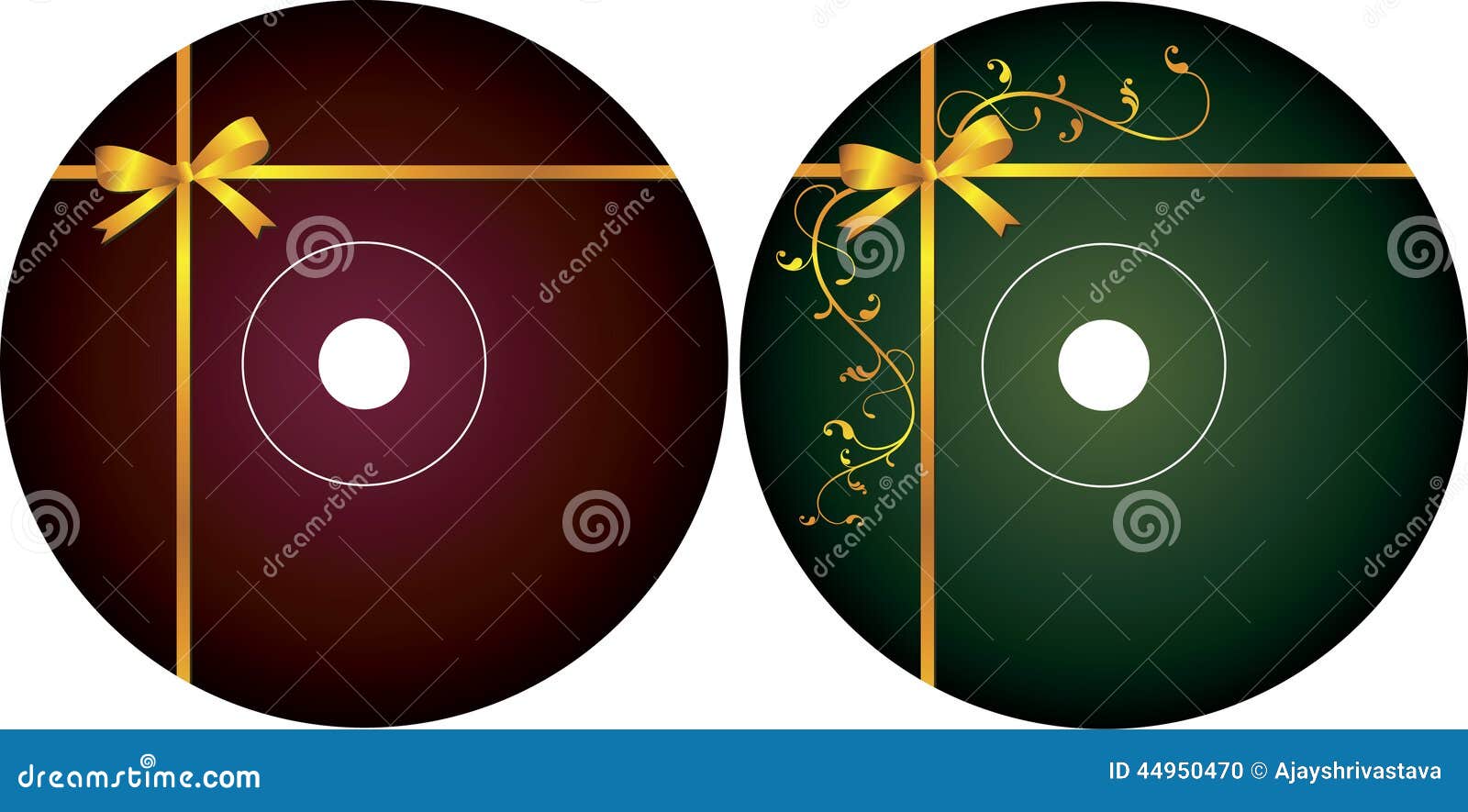Cd - Dvd Label Design Template Stock Vector - Illustration of beautiful ...
